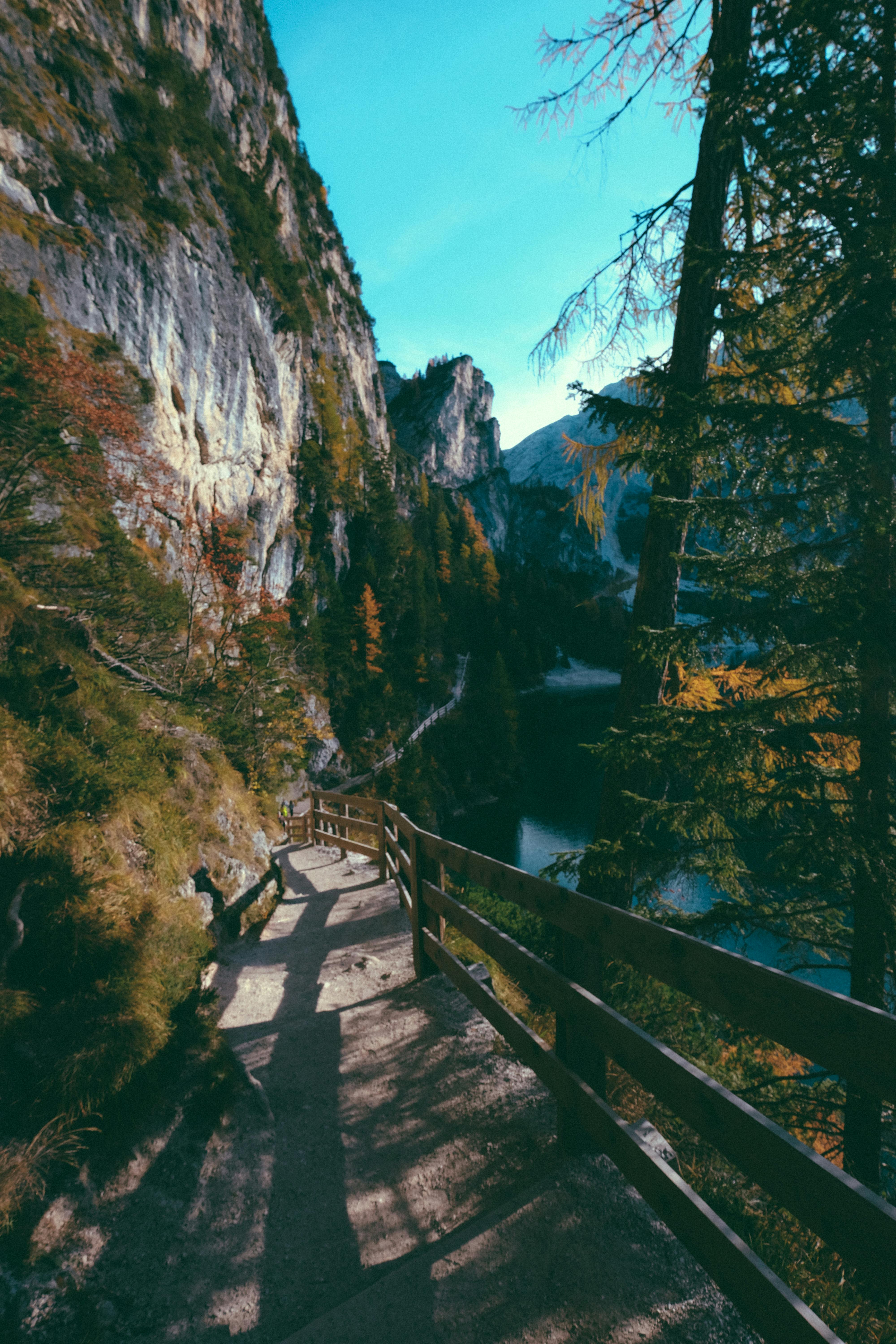 Photo Of Pathway Beside Cliff · Free Stock Photo