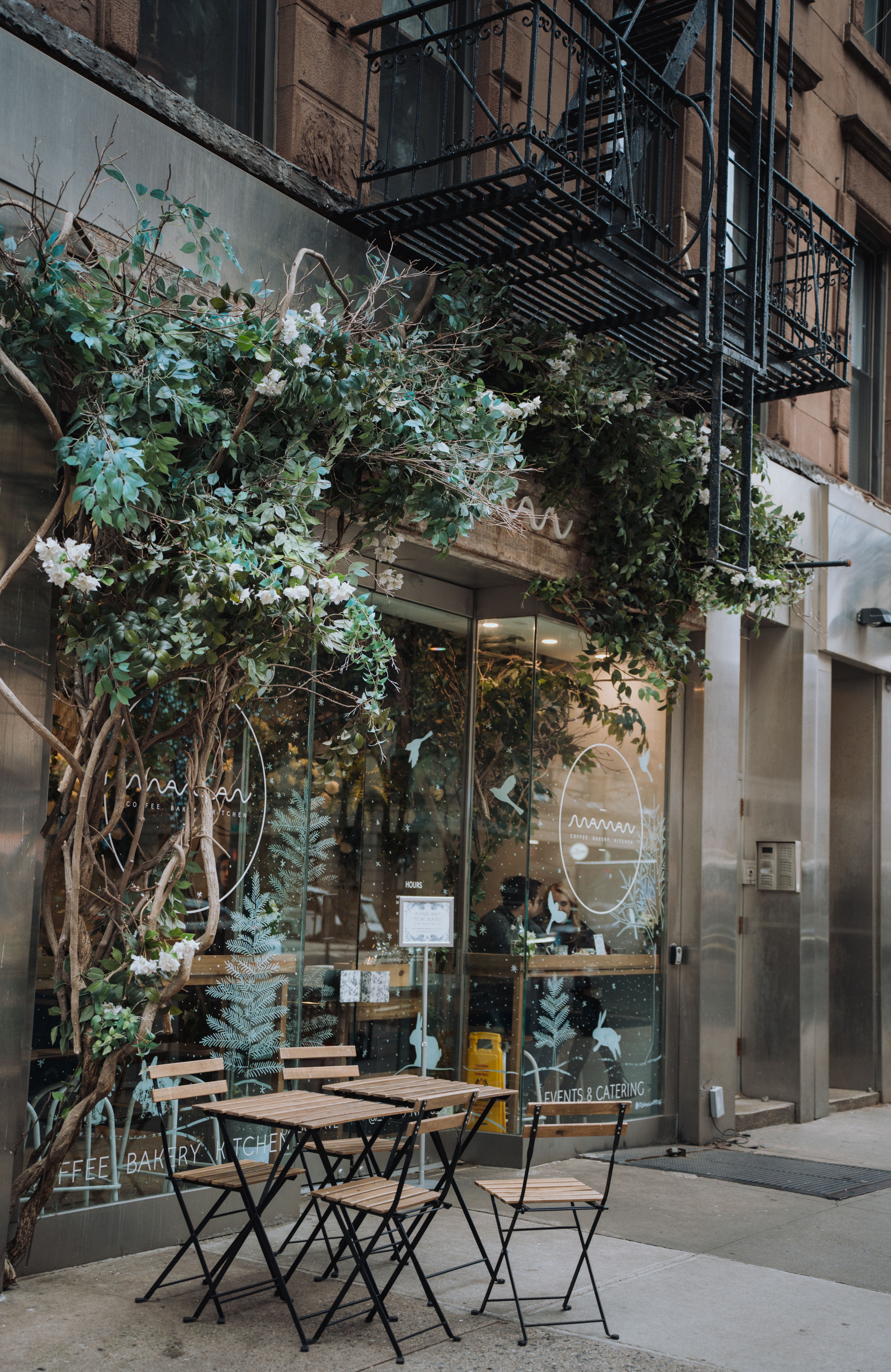 Cafe Outdoor Terrace with Chairs and Tables · Free Stock Photo