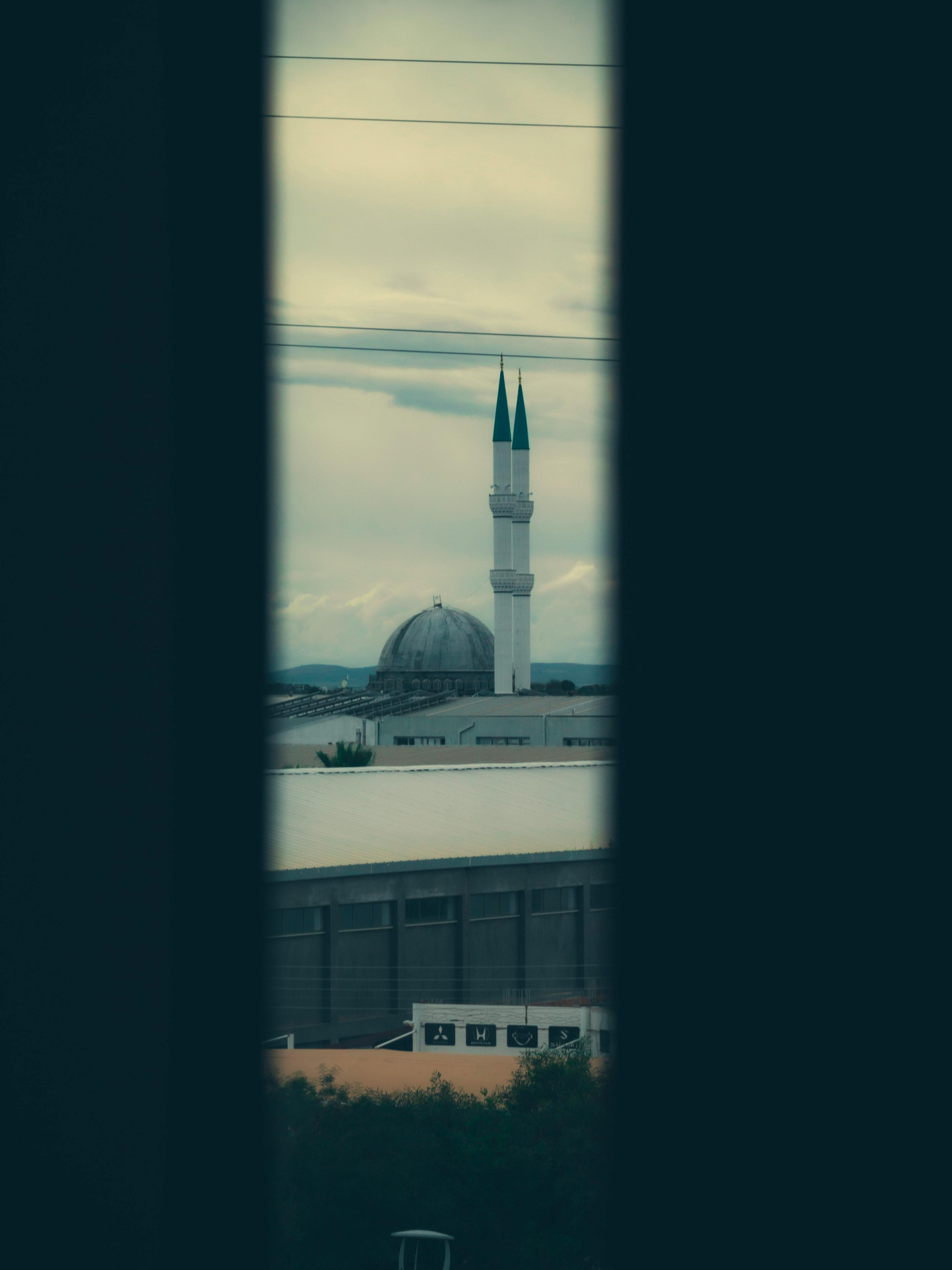 View of a Mosque from a Window · Free Stock Photo