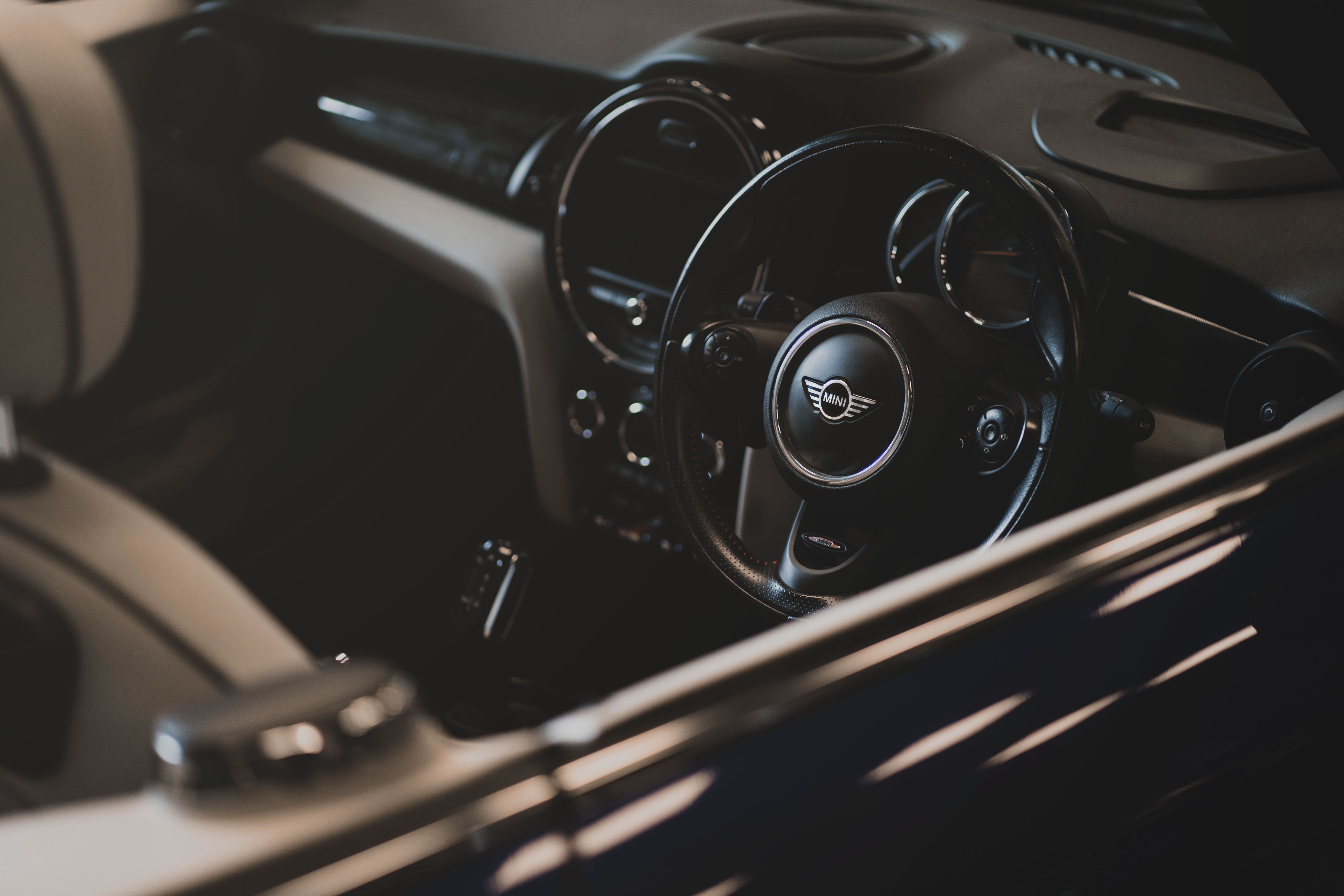 Mini Cooper with Black Interior · Free Stock Photo
