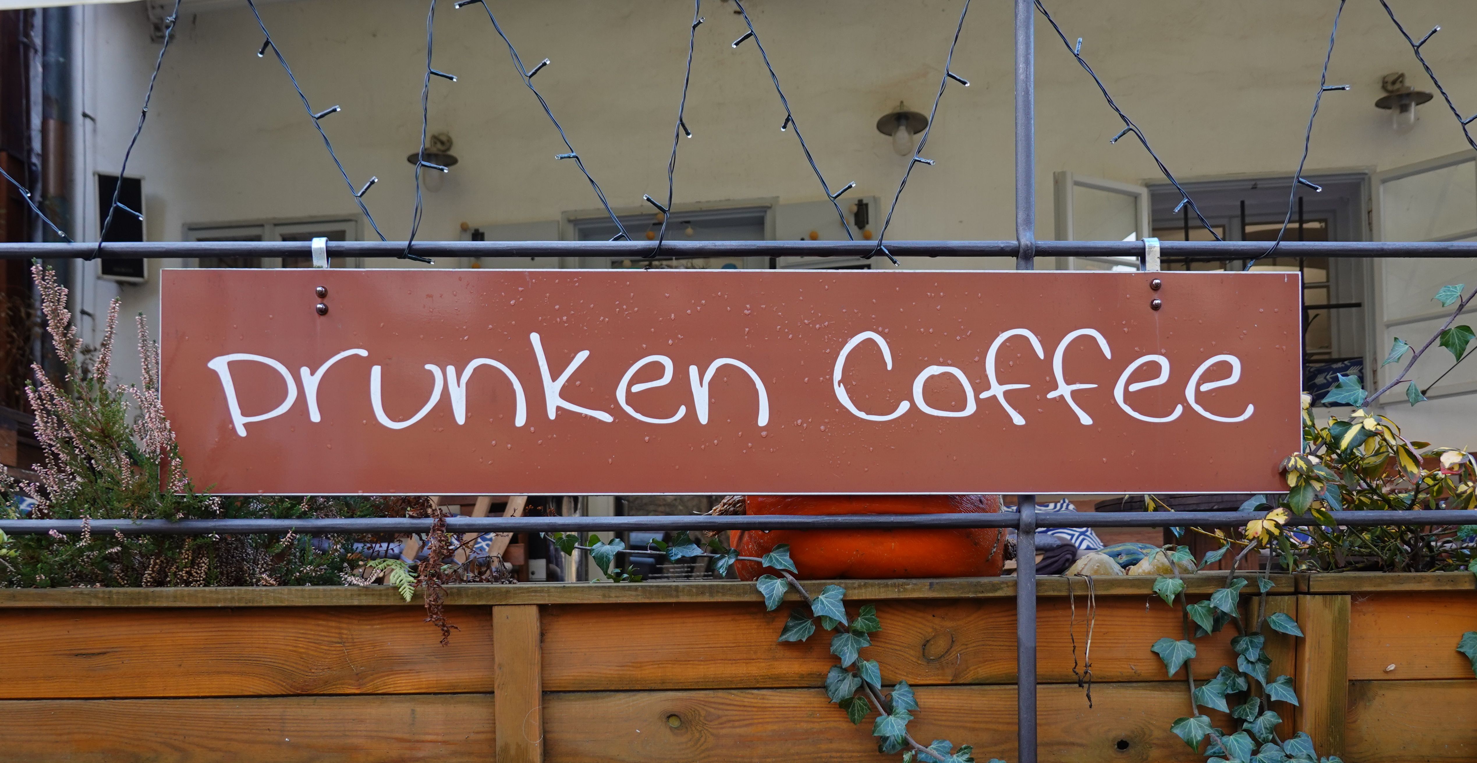 A Sign with a Name of a Cafe · Free Stock Photo