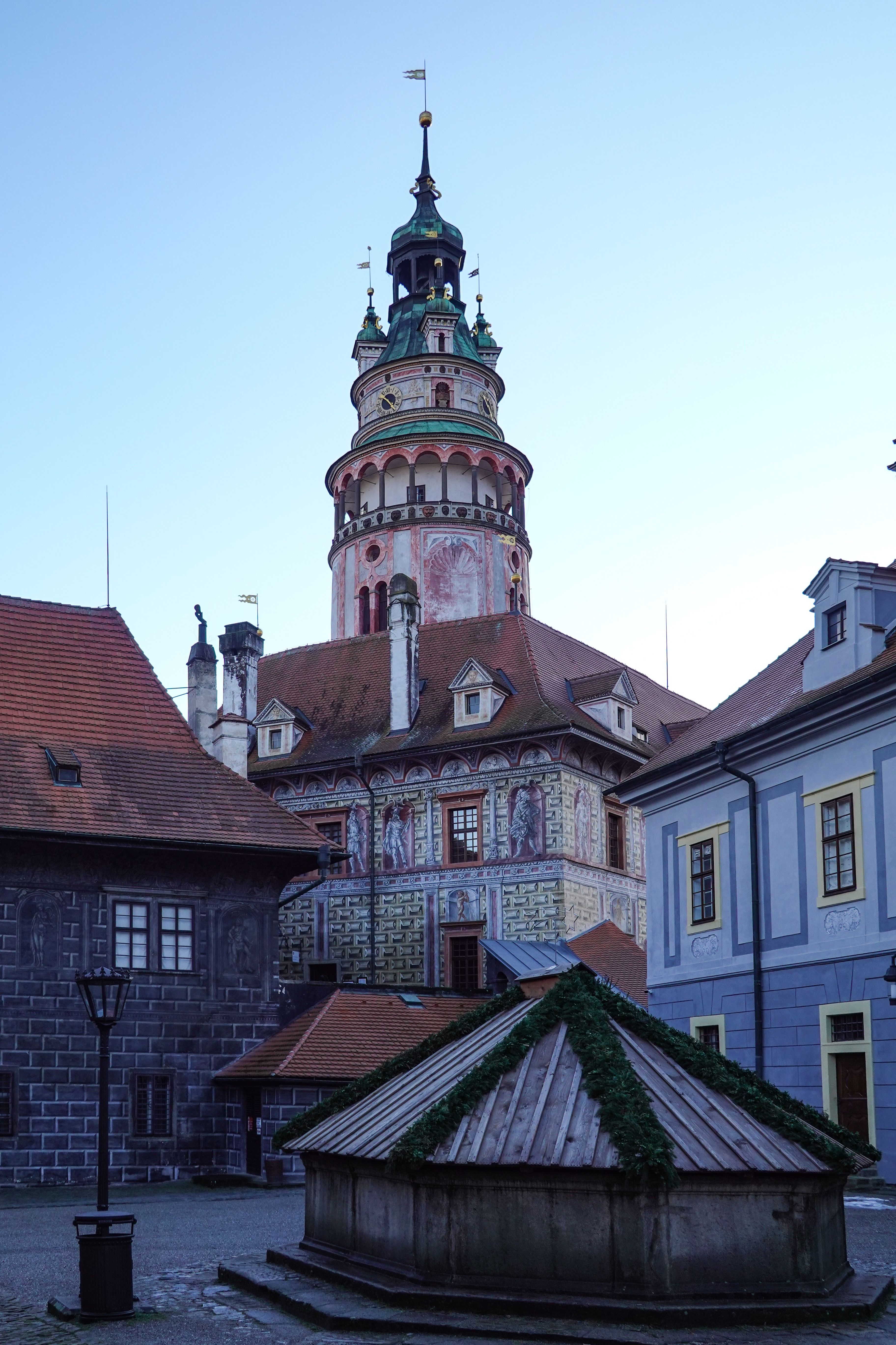 Old Historic Building with Tower on Town Square · Free Stock Photo
