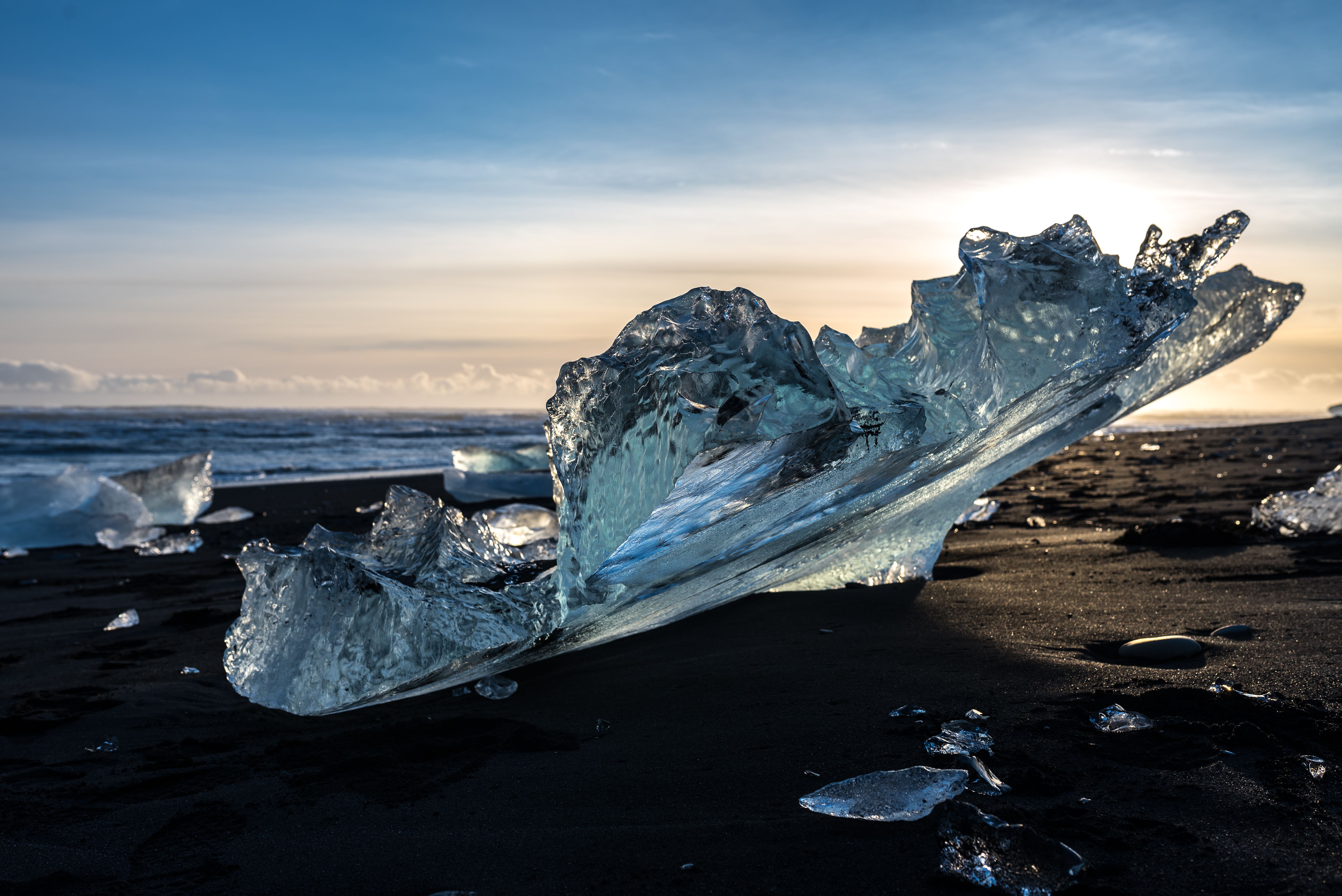 Close Up Photo of Ice Stone on the Ground · Free Stock Photo