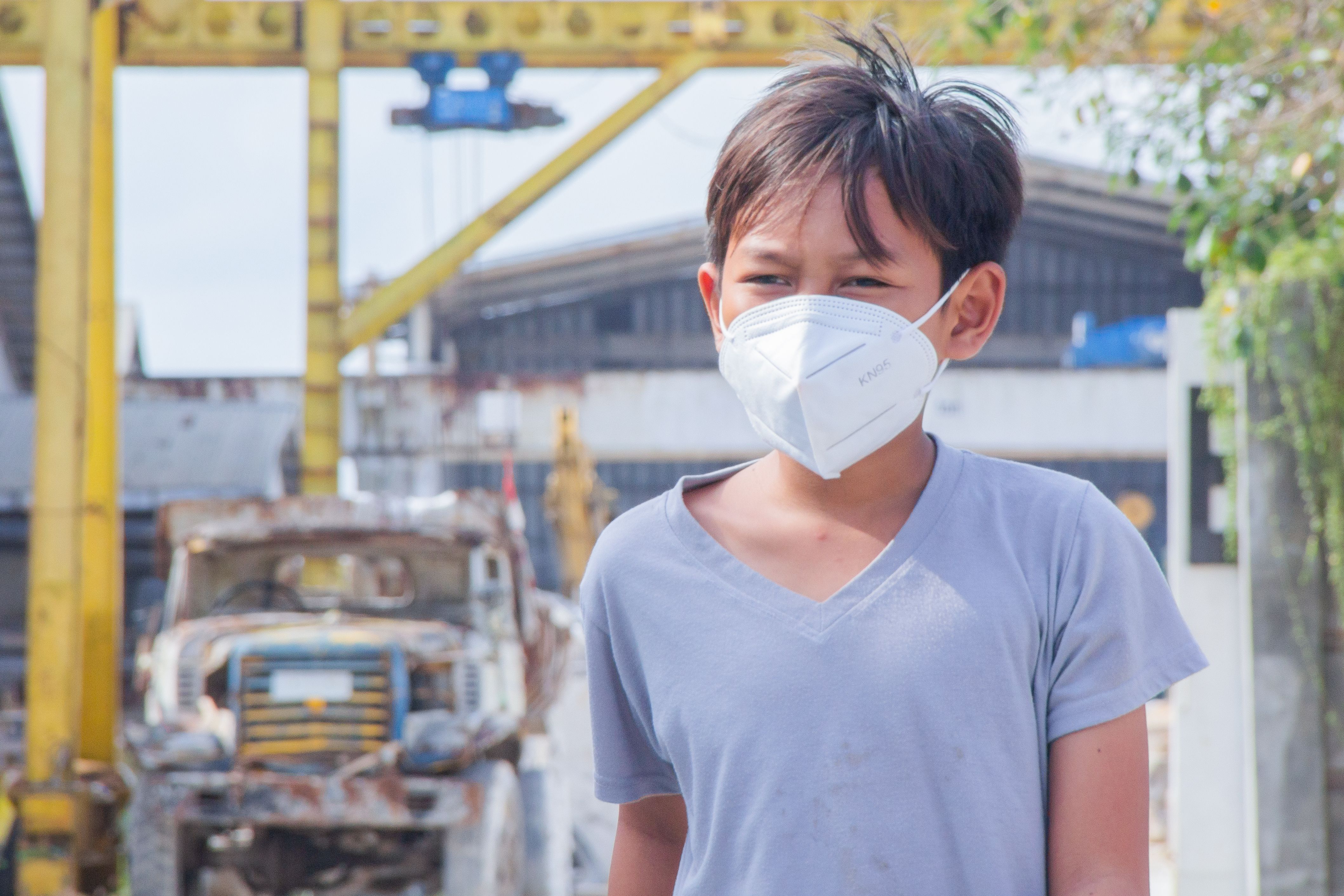 A Boy Wearing Face Mask · Free Stock Photo