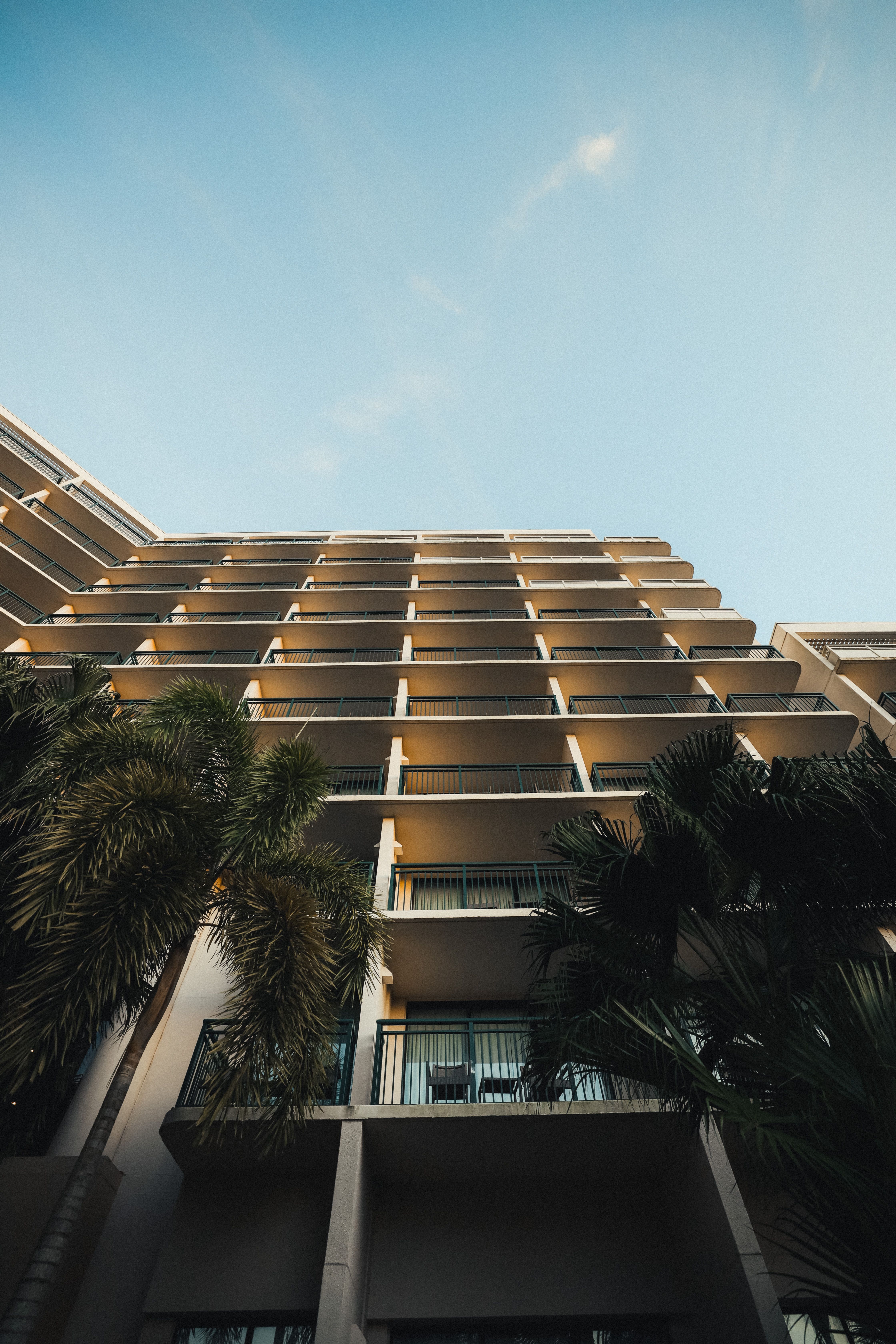 Hotel Building against Blue Sky · Free Stock Photo