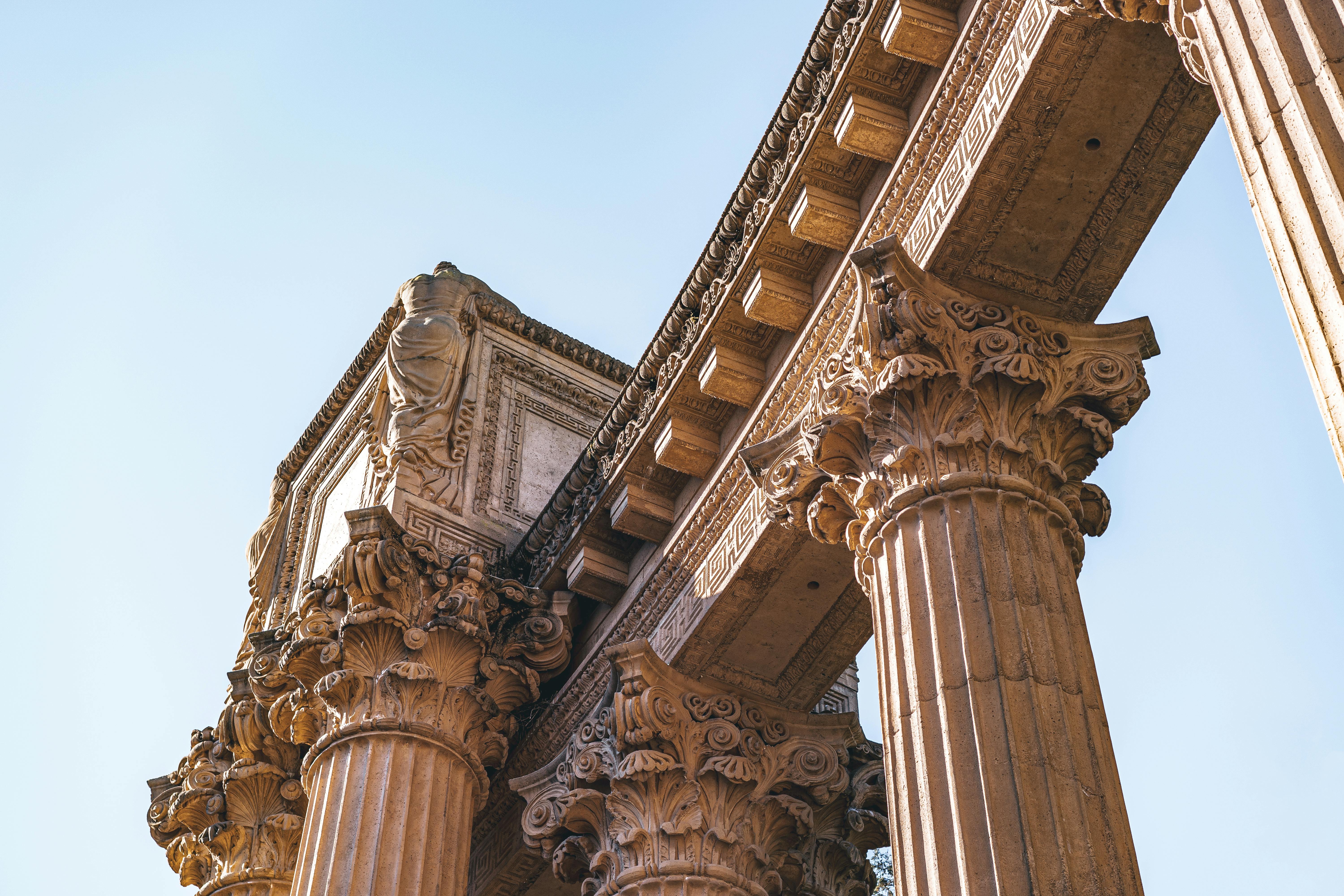Colonnade of the Palace of Fine Arts, San Francisco, USA · Free Stock Photo