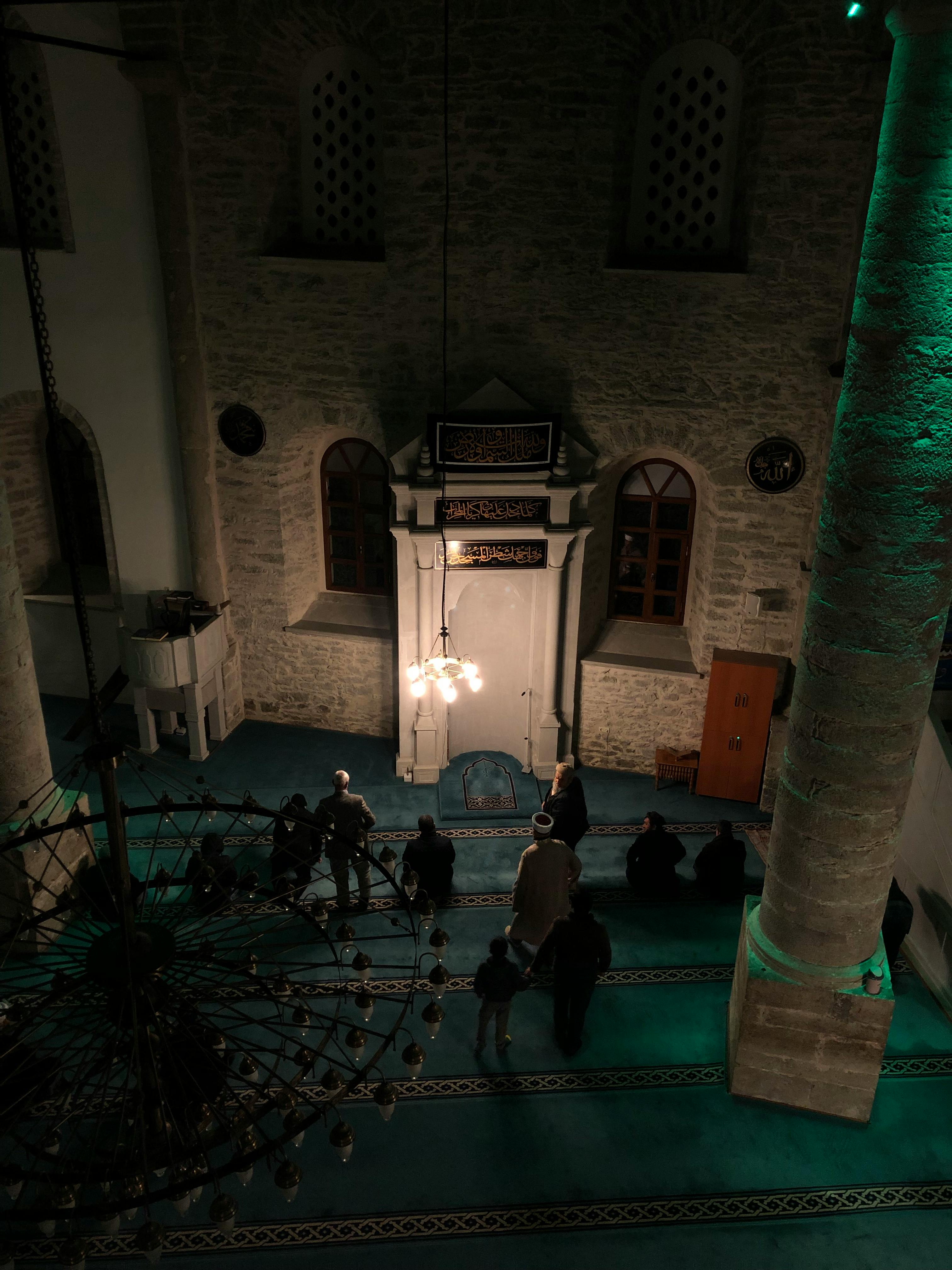 Muslim Praying in Mosque · Free Stock Photo