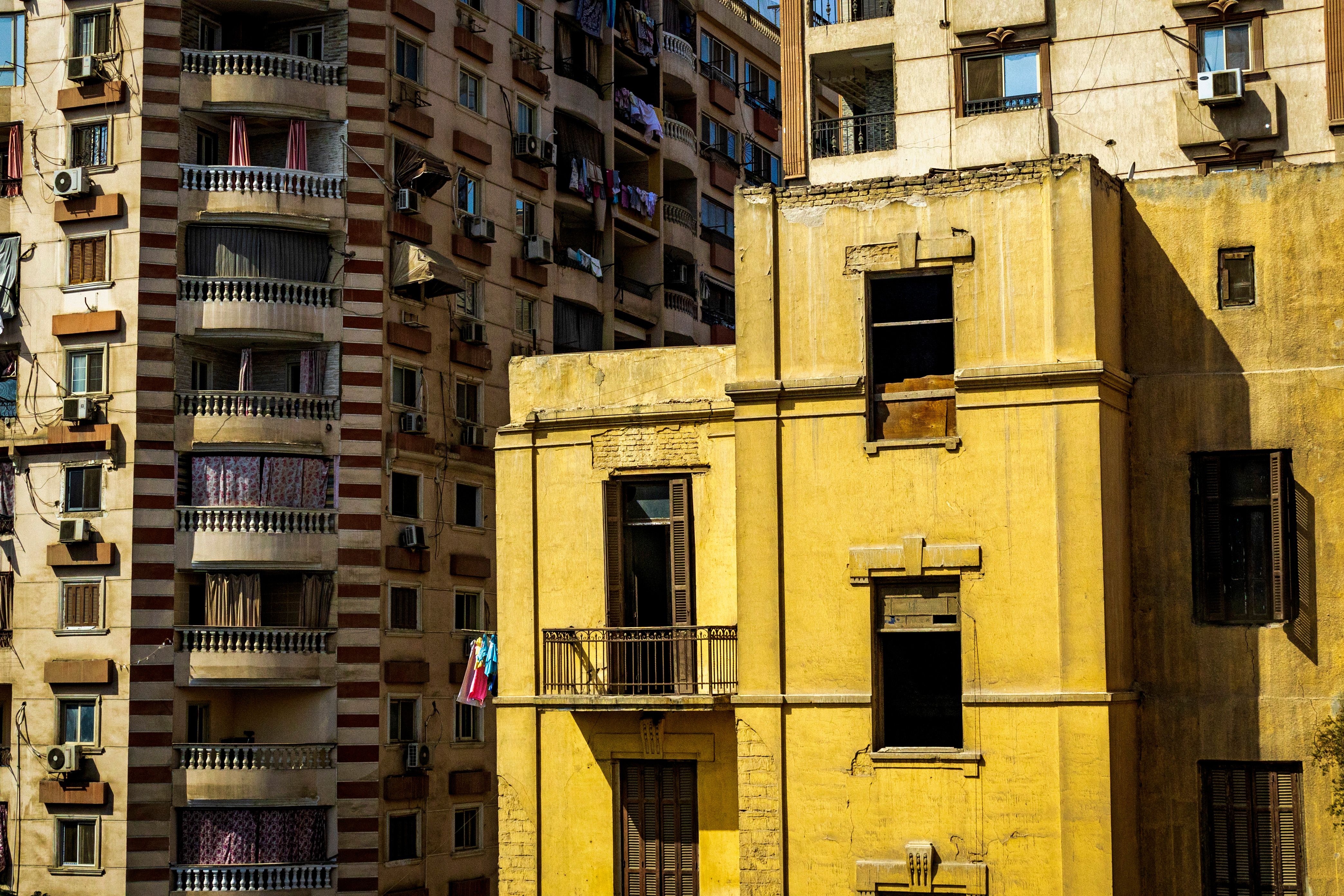 Yellow Concrete Building · Free Stock Photo
