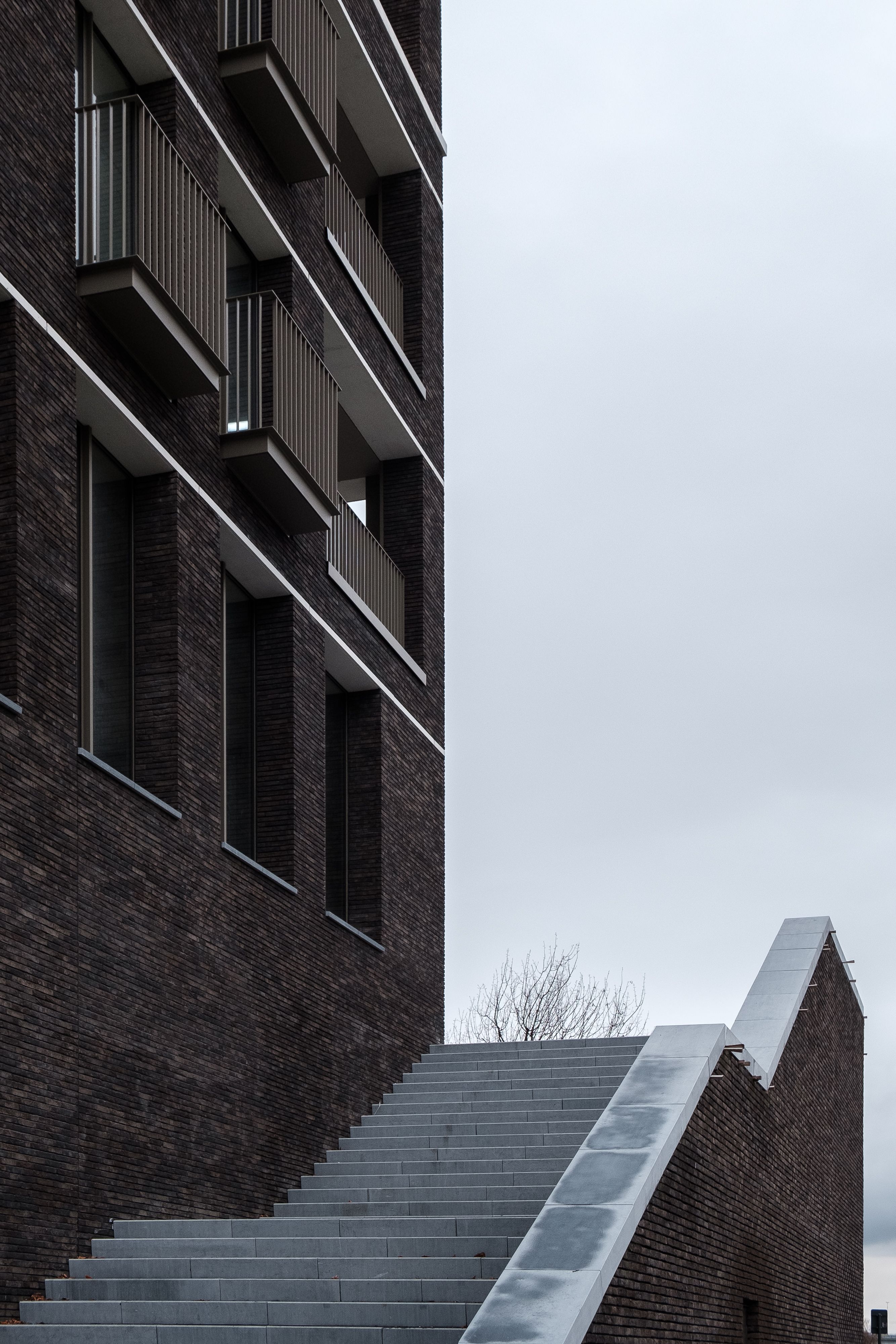 Stairs Beside the Building · Free Stock Photo