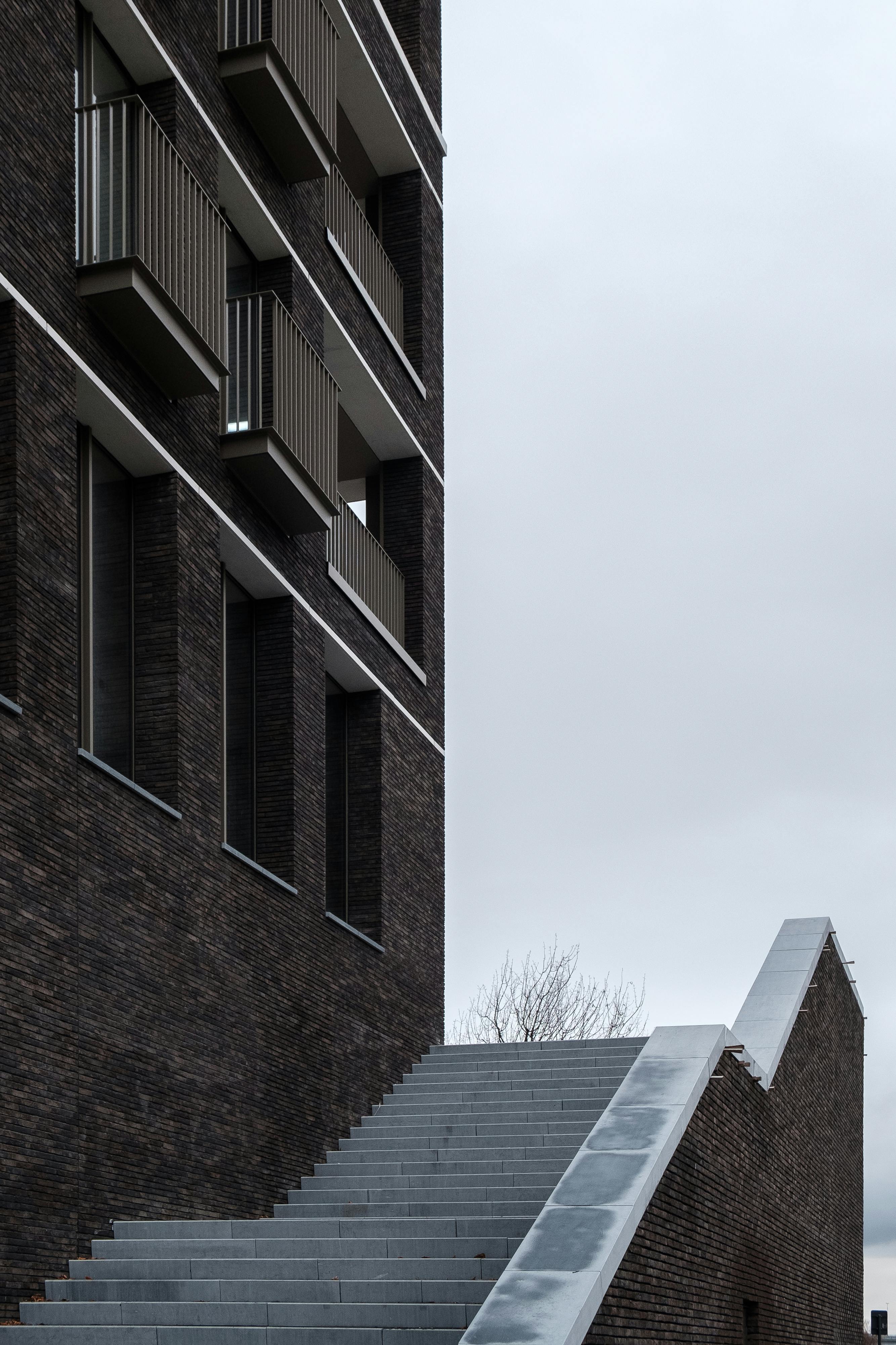 Stairs Beside the Building · Free Stock Photo