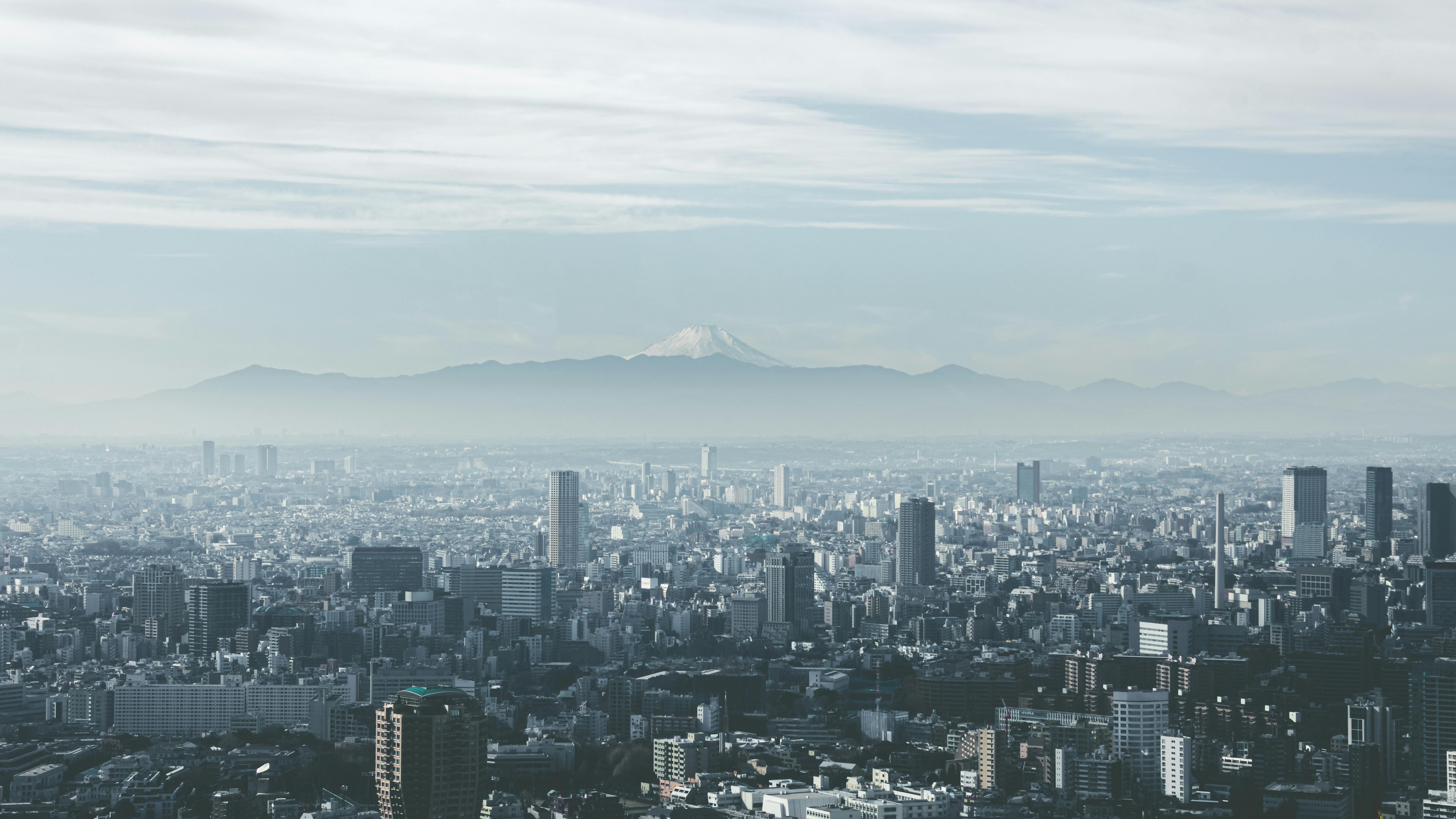 Tokyo Covered with Fog · Free Stock Photo