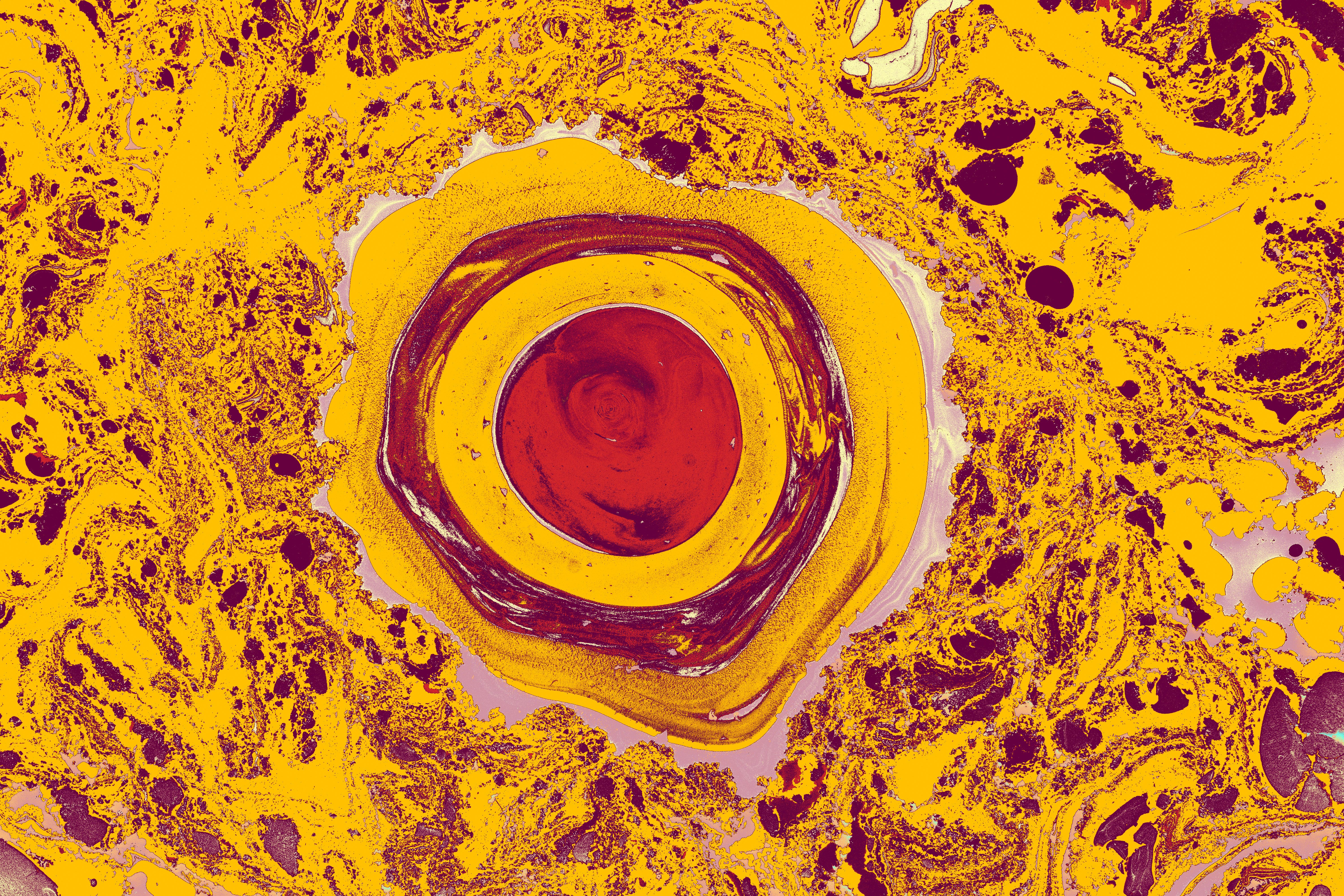 Abstract Yellow Painting · Free Stock Photo