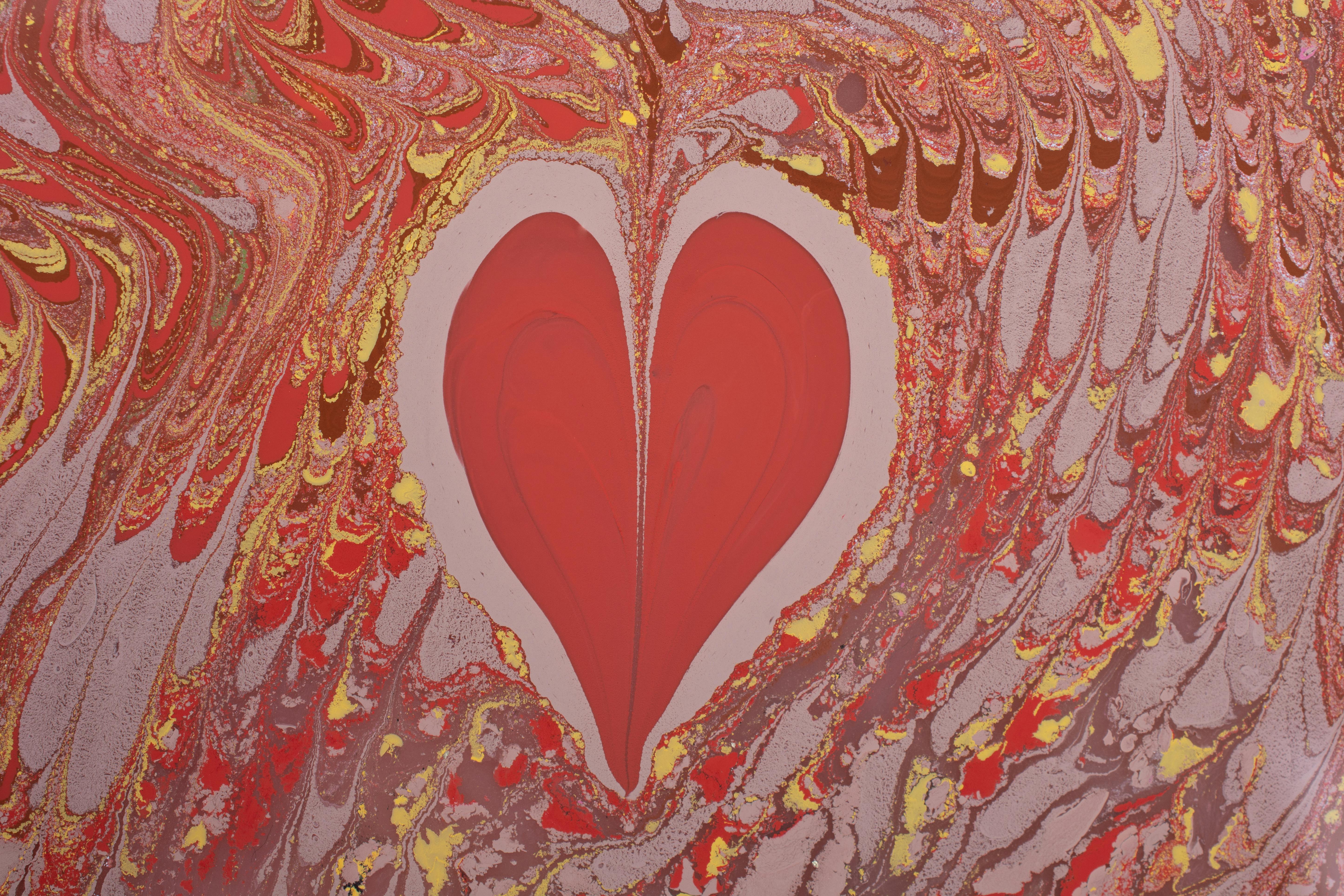 Abstract Painting with Heart · Free Stock Photo