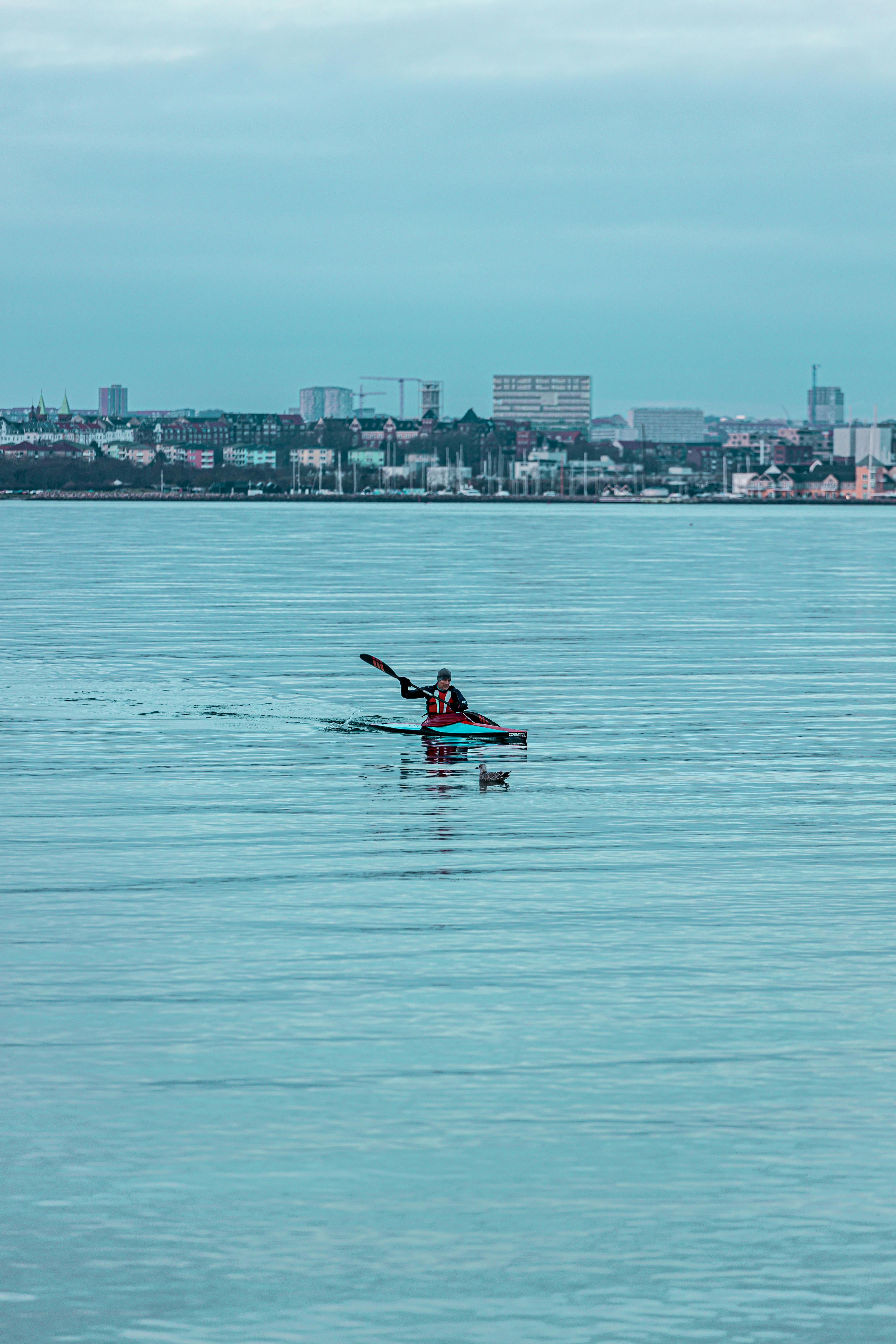 Smiling Woman in a Kayak · Free Stock Photo