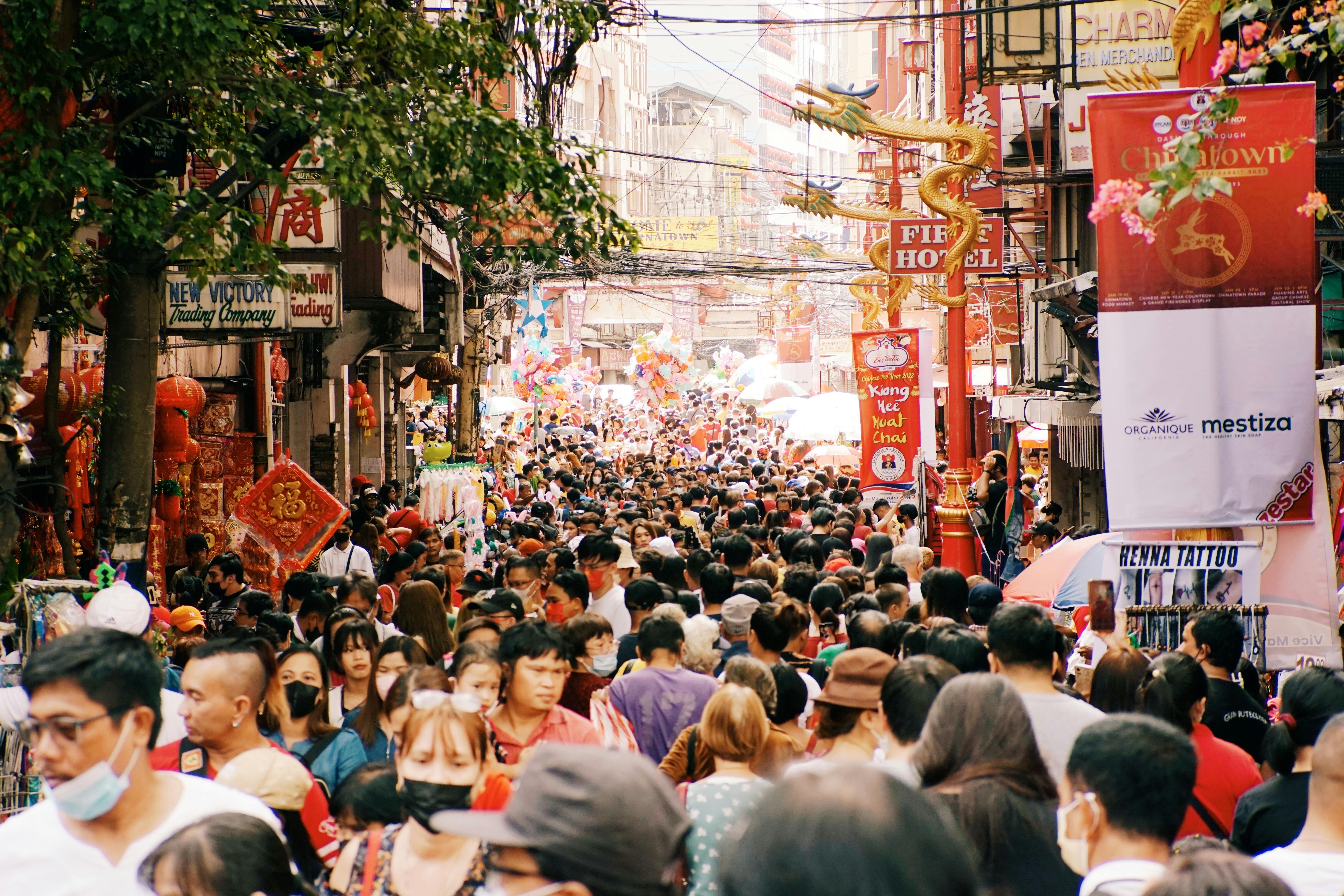 Crowded Street in a City · Free Stock Photo
