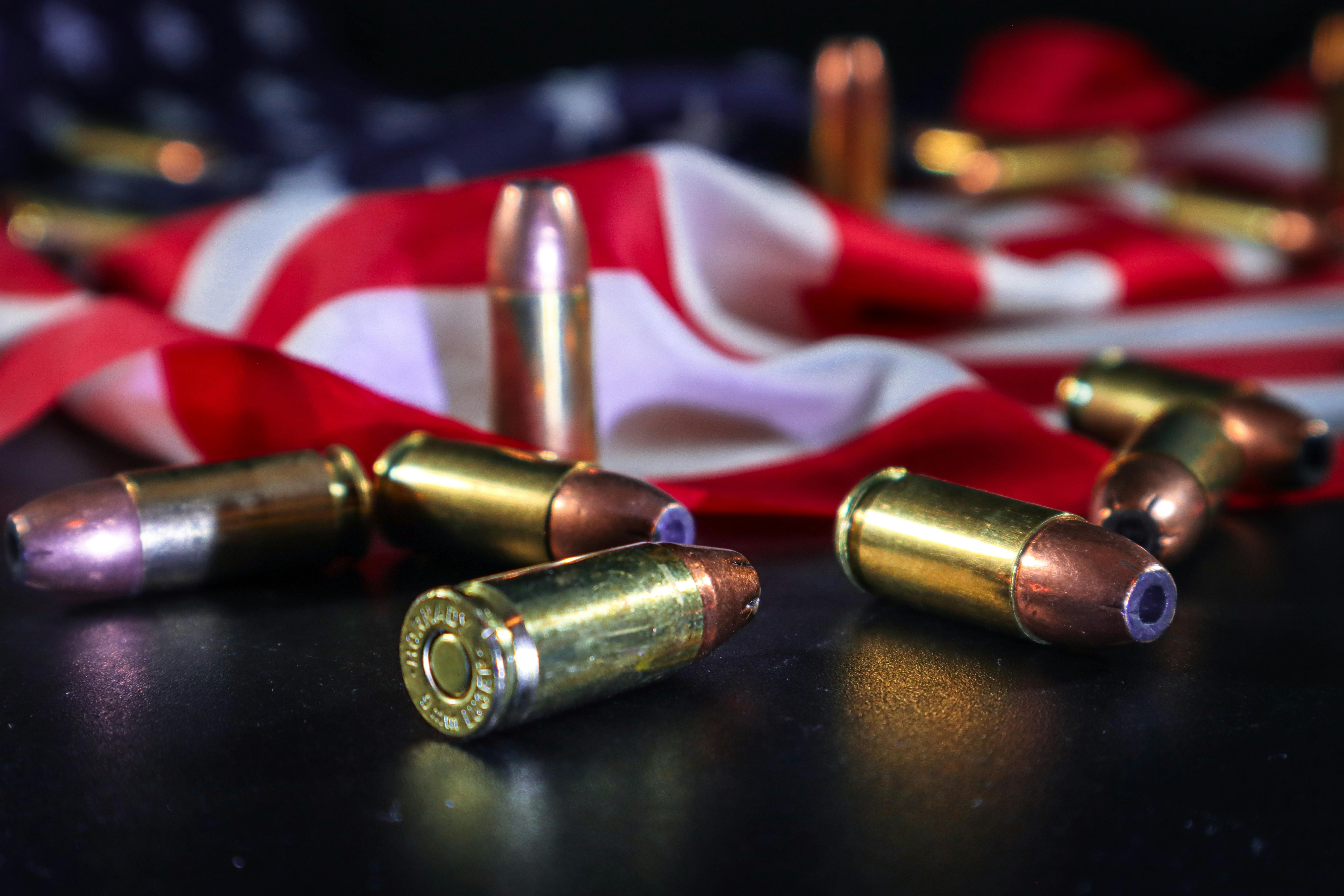 Bullets by American Flag · Free Stock Photo