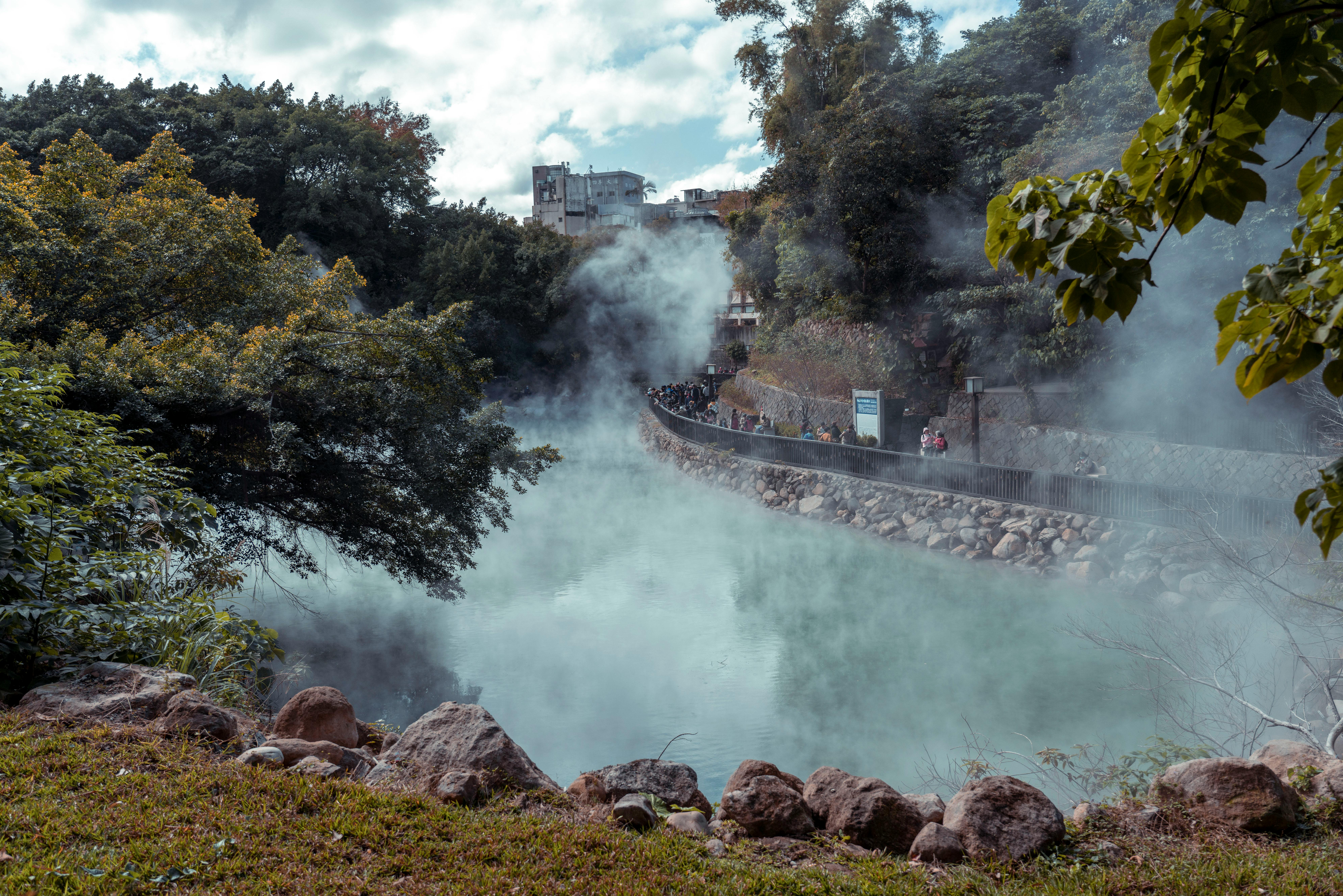 View of a Hot Spring · Free Stock Photo