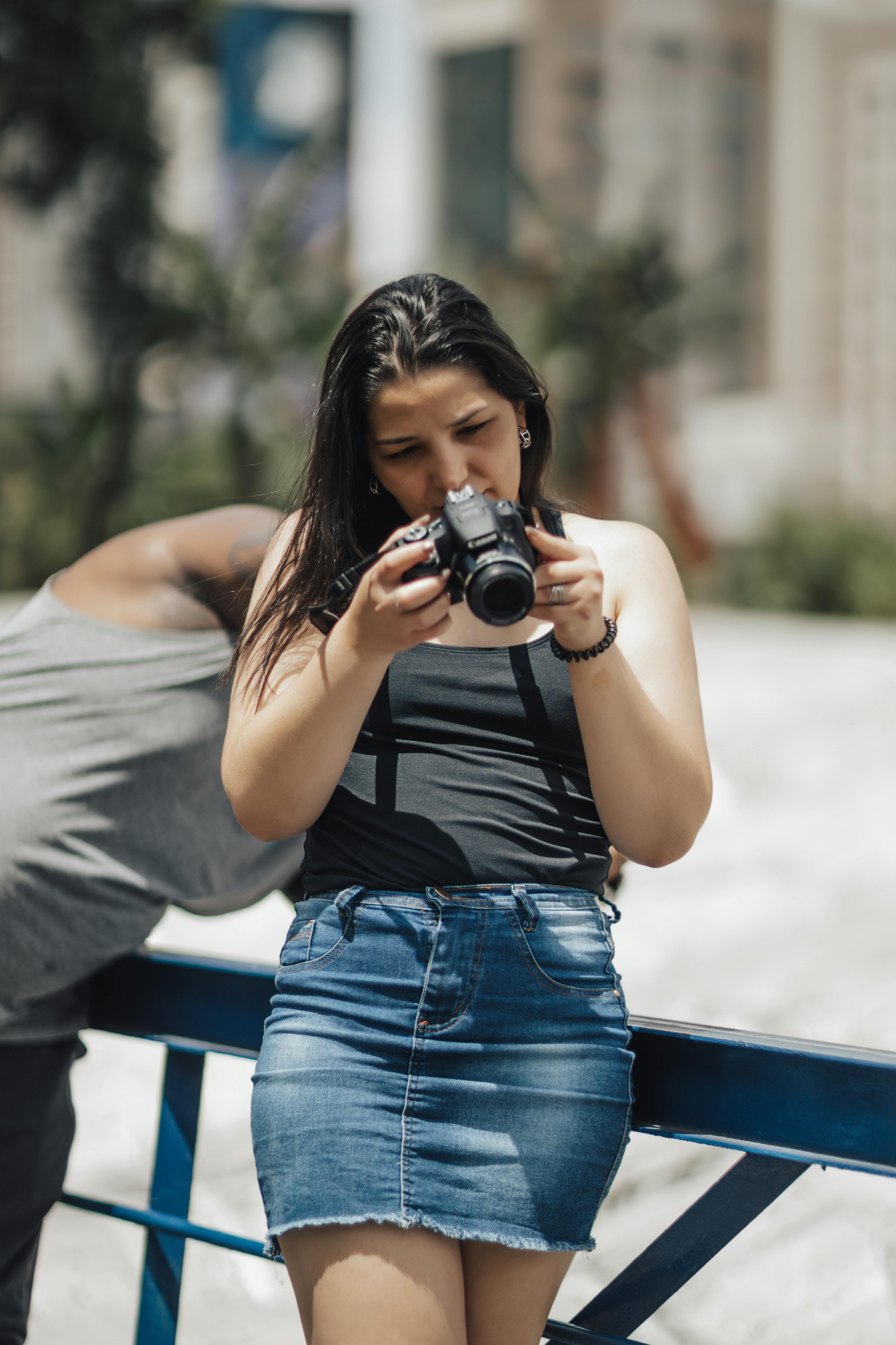 Mini skirt and top view cameras online