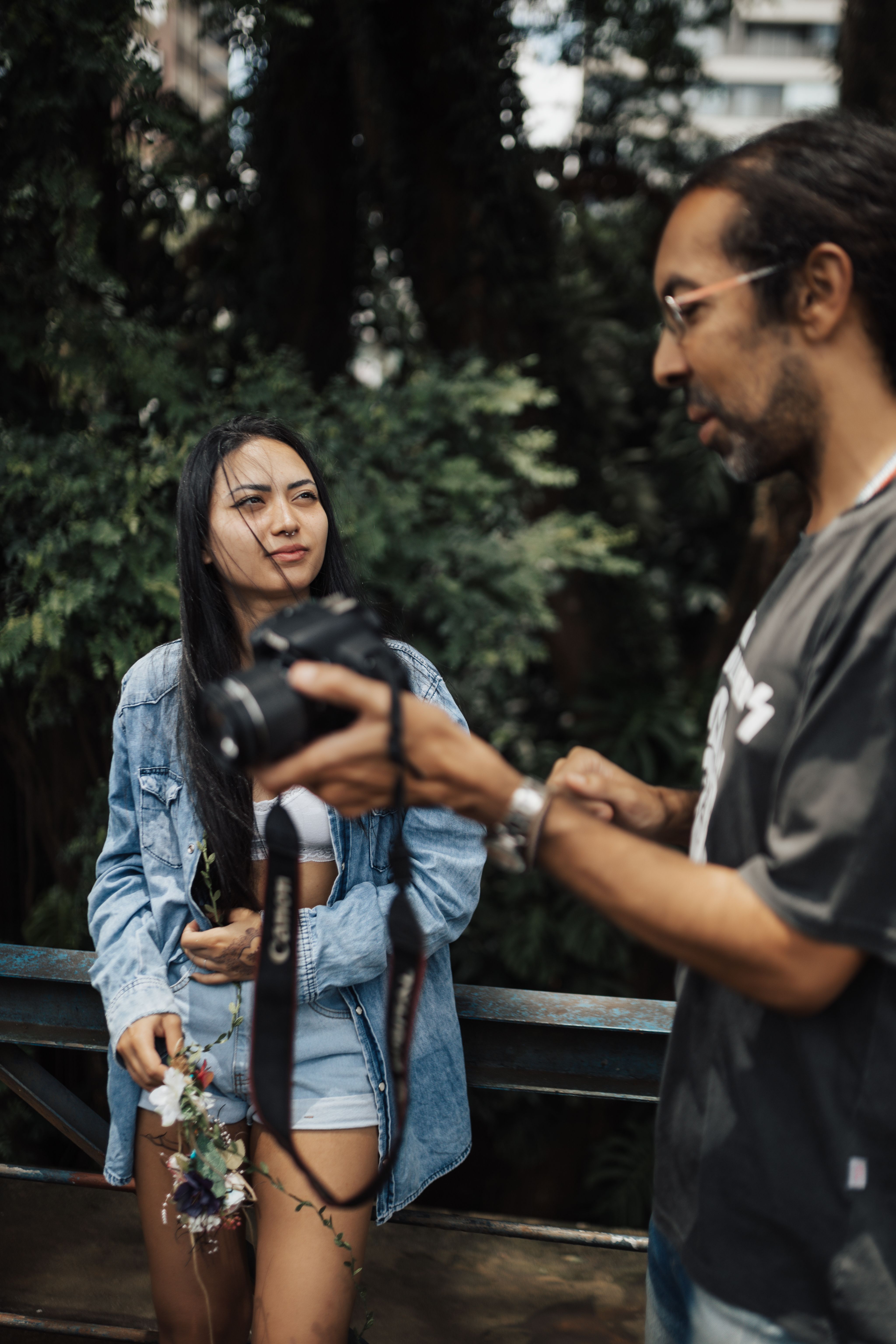 Photo of Two People with a Camera · Free Stock Photo