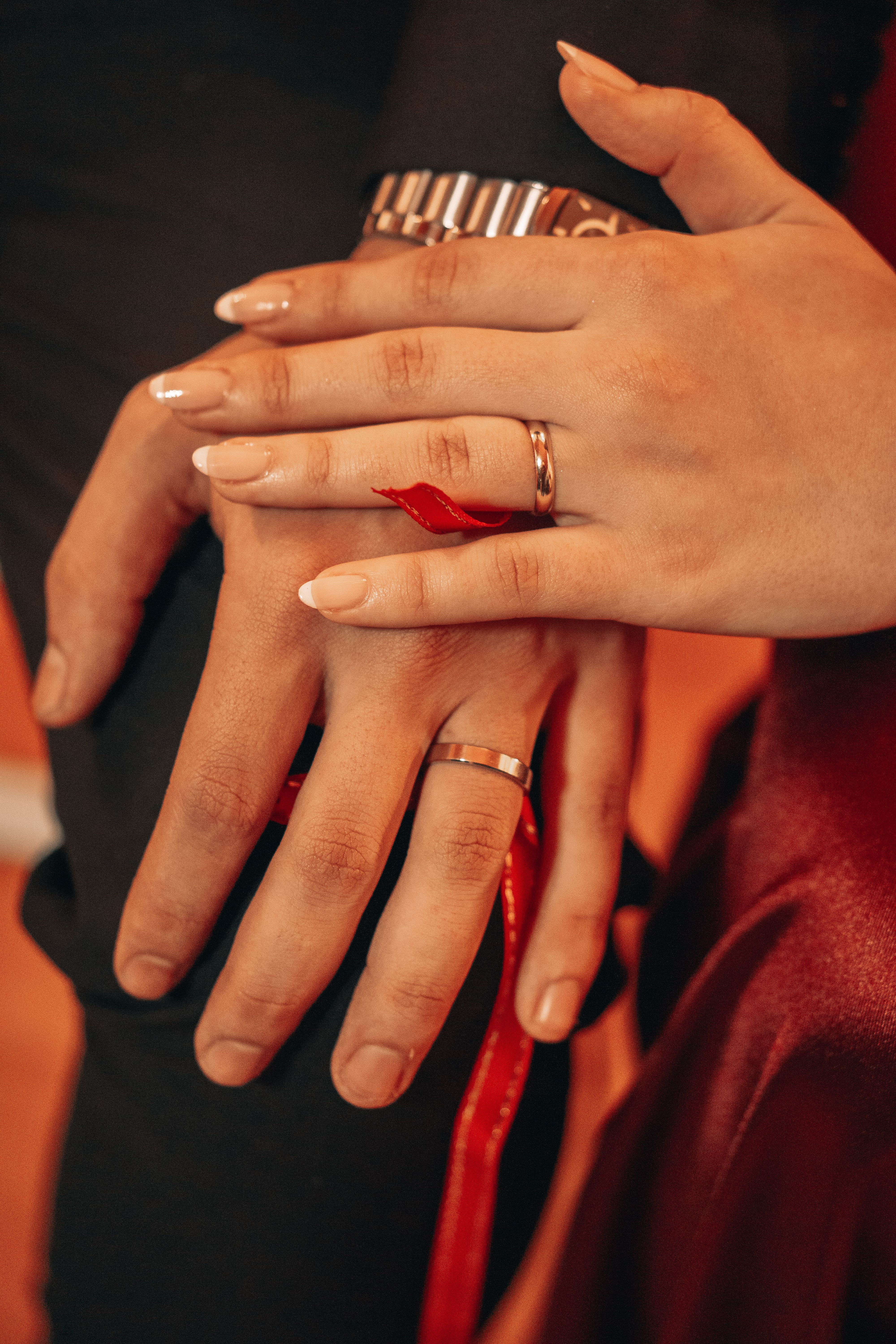 Woman and Man Hands Together · Free Stock Photo