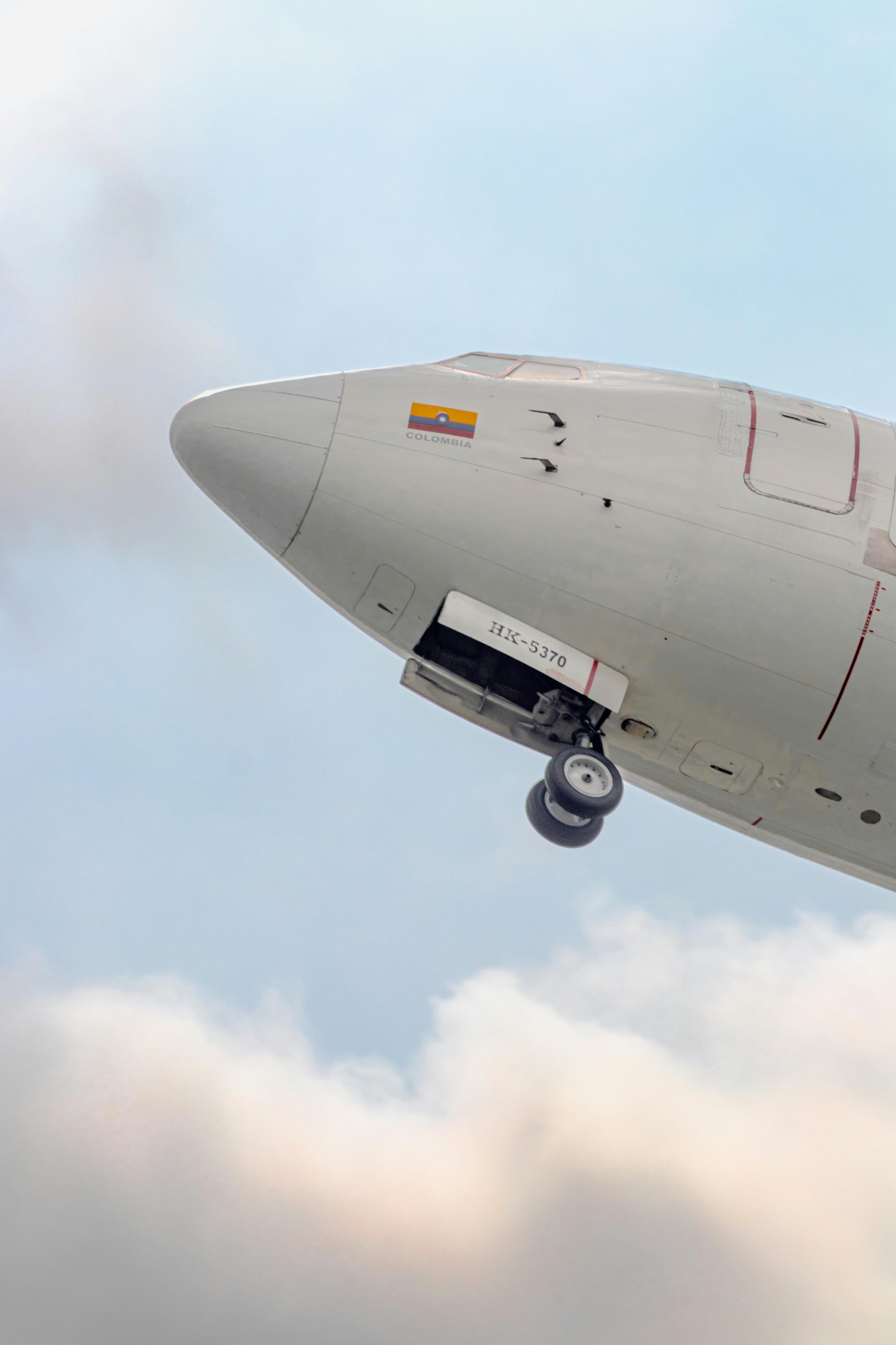 Close up of Flying Airplane · Free Stock Photo