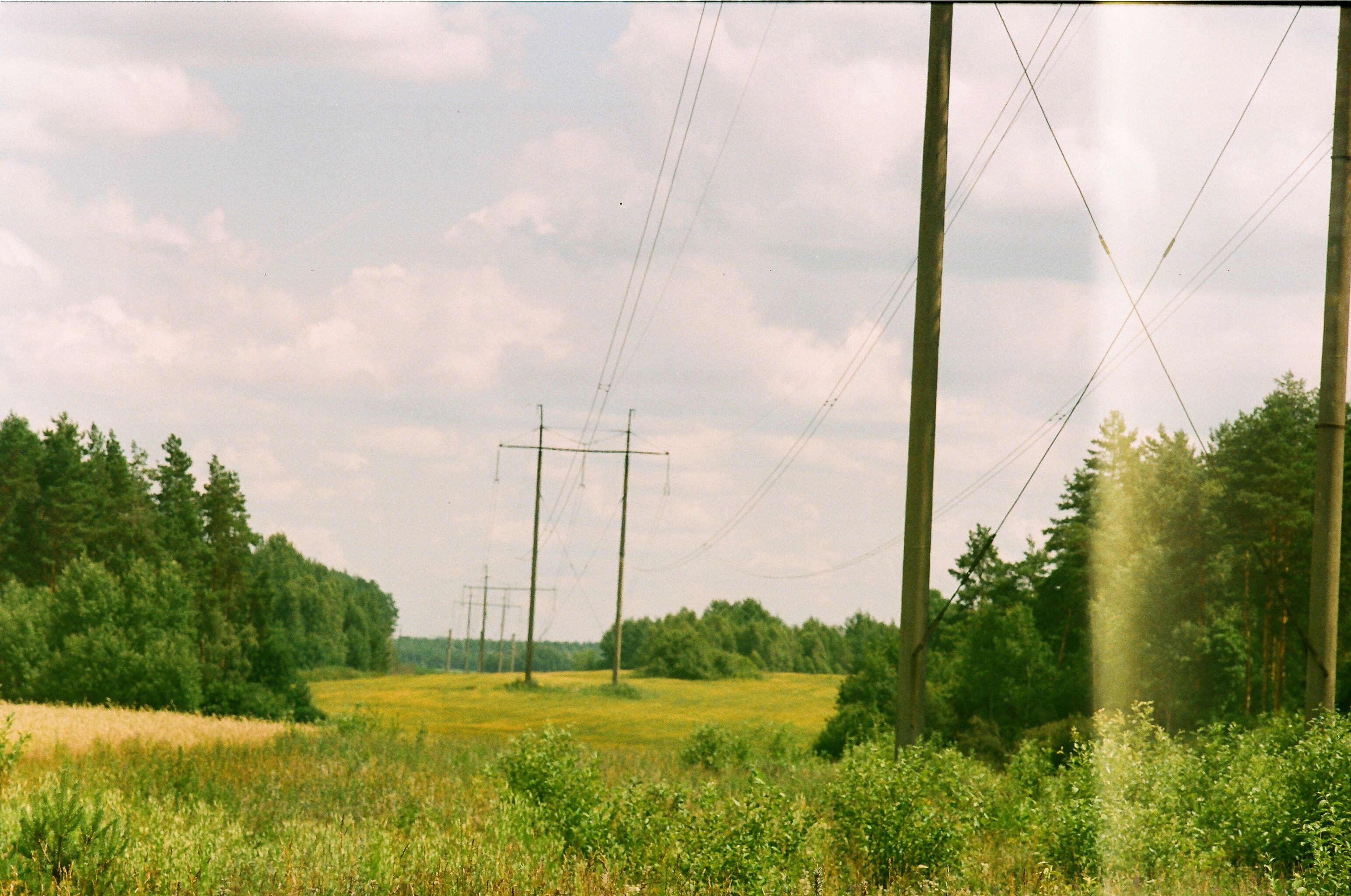 Electricity Lines in Countryside · Free Stock Photo