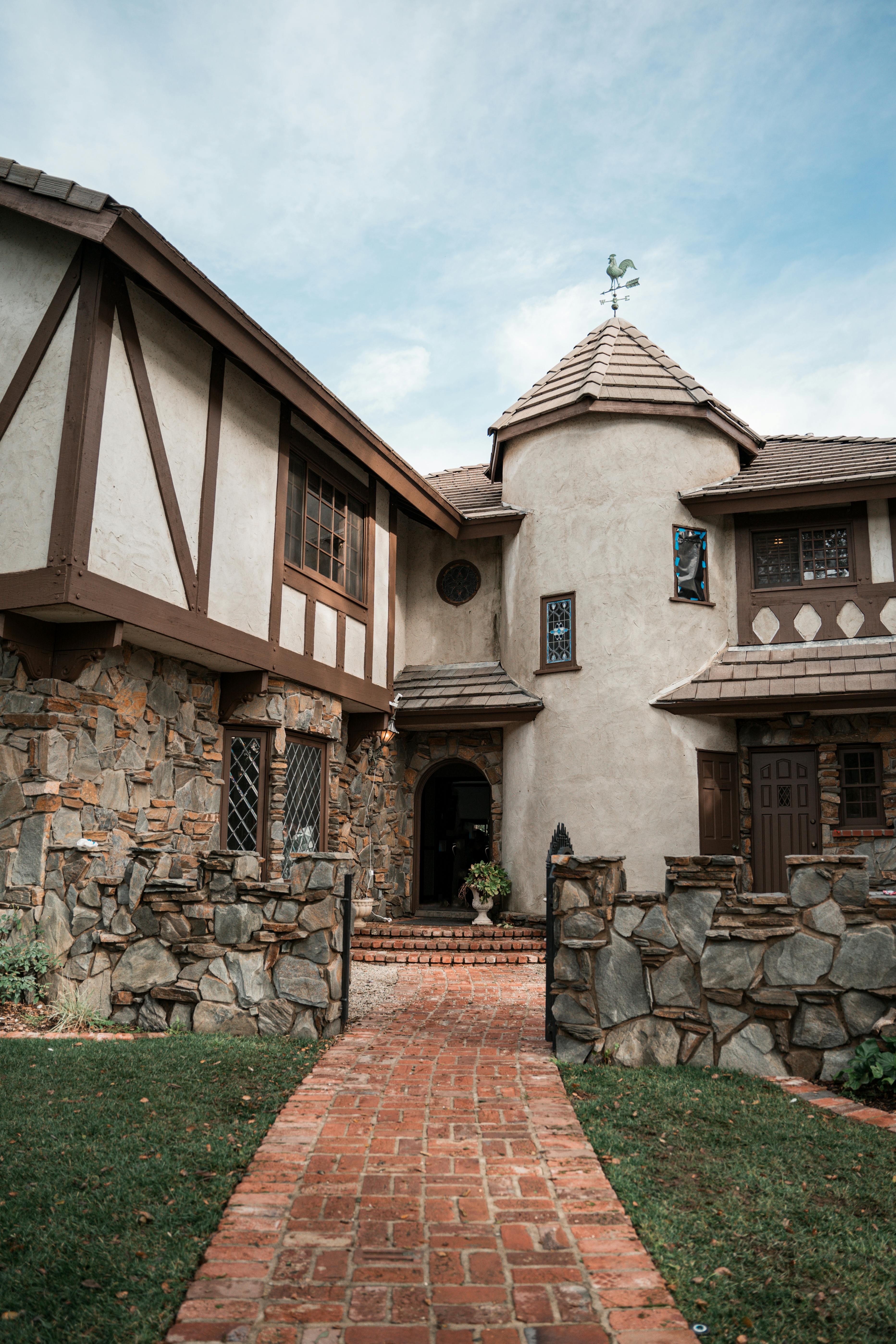 Brick Path to an Ancient House · Free Stock Photo