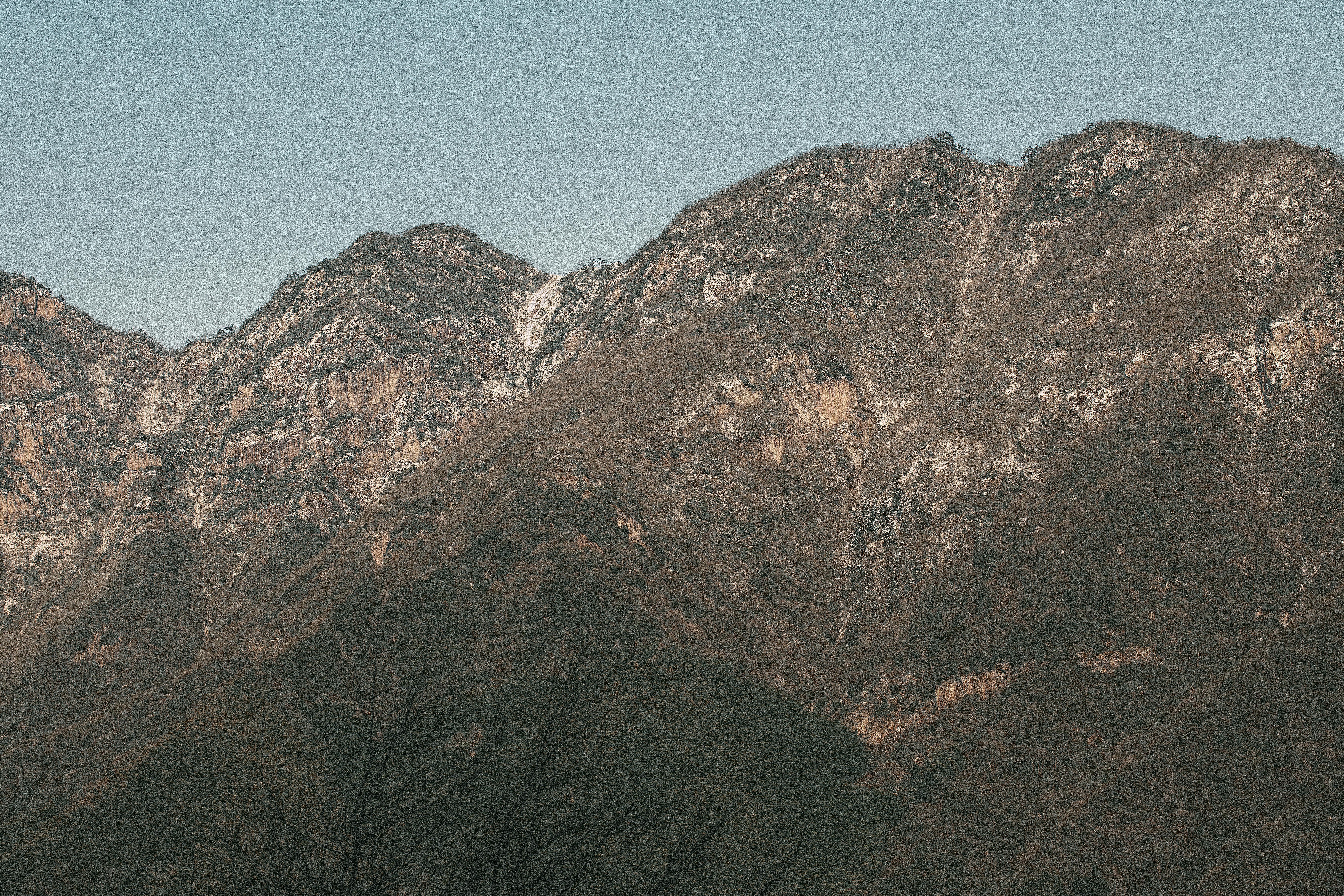 View of Steep Mountain Ridges in Autumn · Free Stock Photo