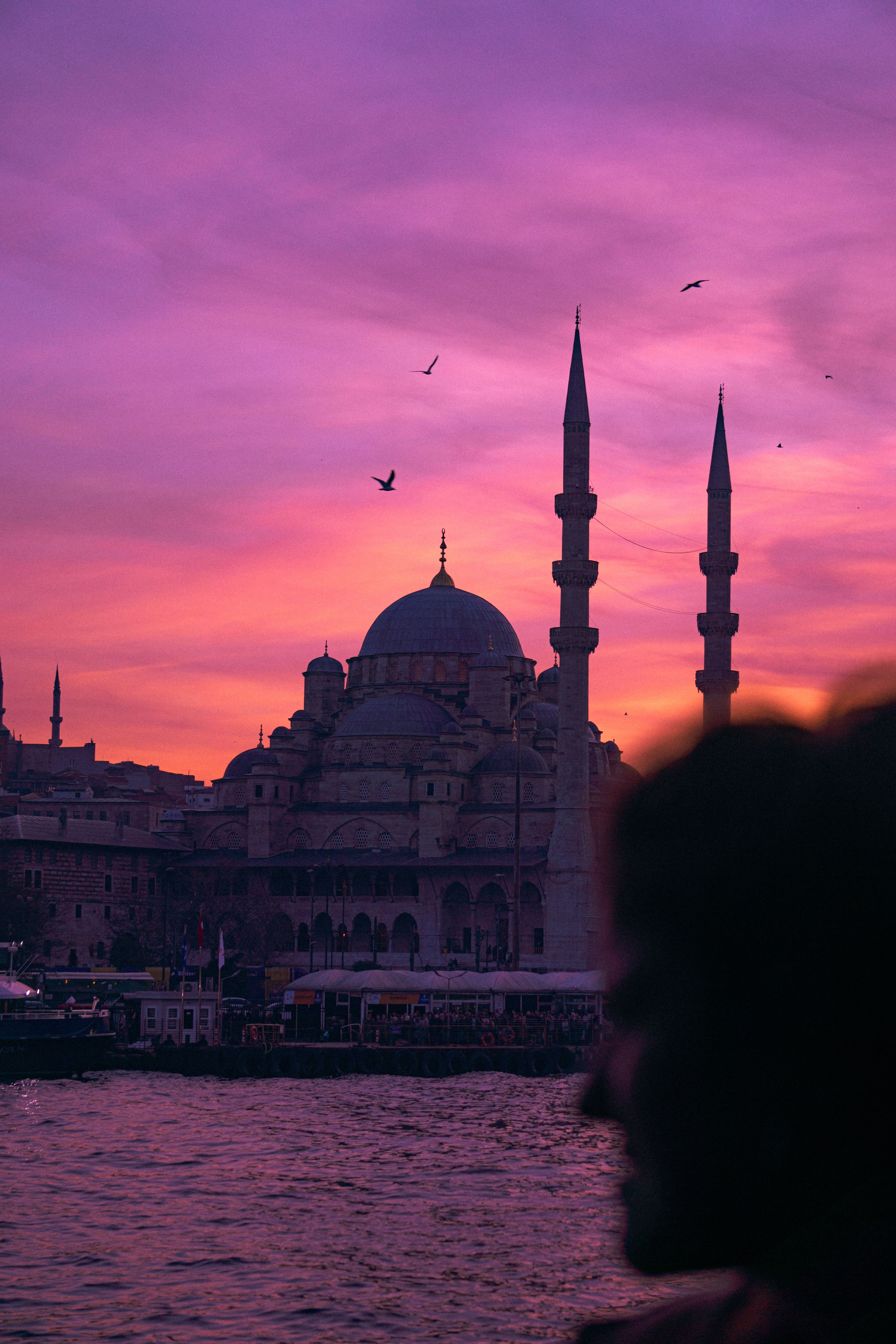 Purple Sky over Suleymaniye Mosque in istanbul · Free Stock Photo