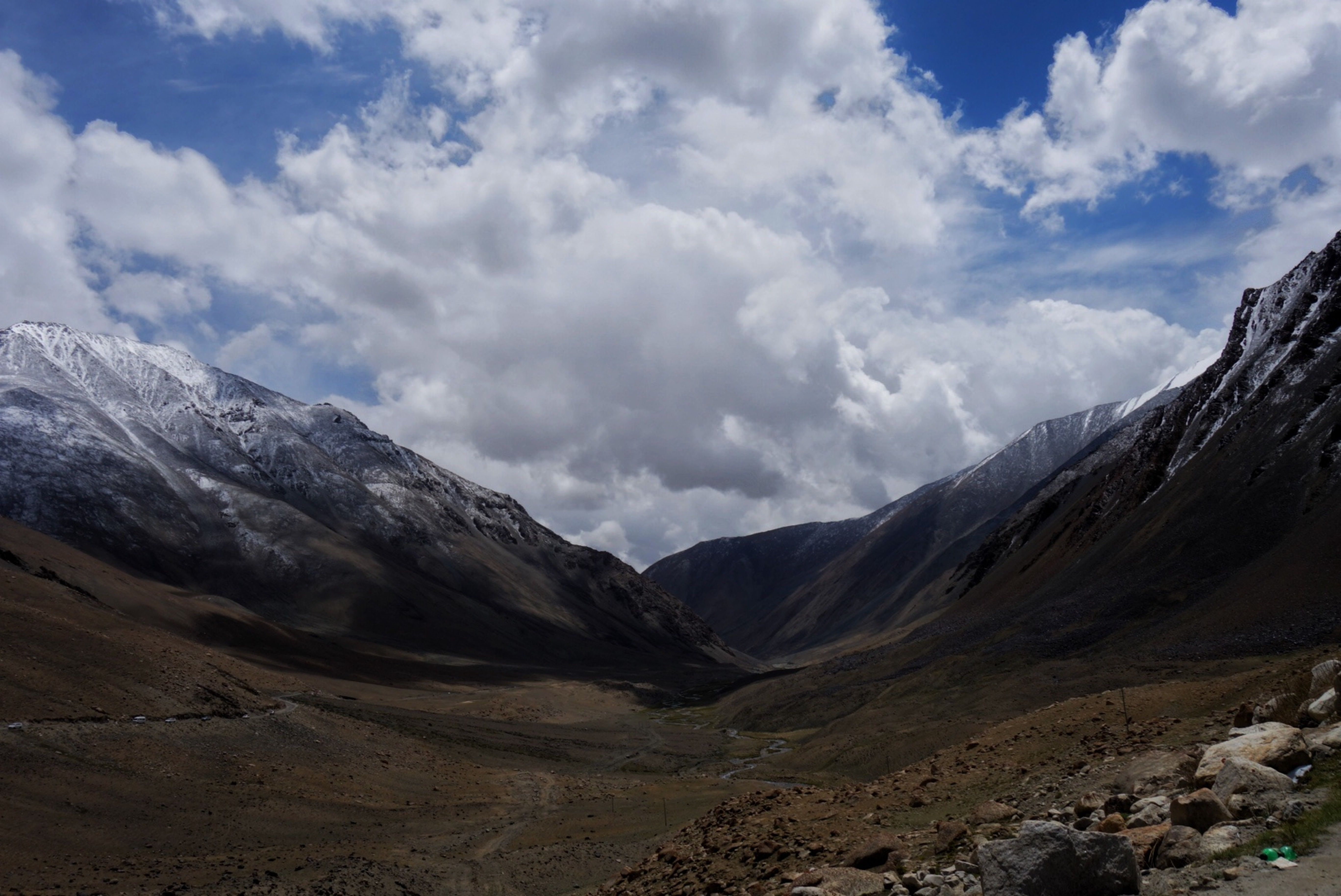 Gray Mountains Under Gray Sky at Daytime · Free Stock Photo