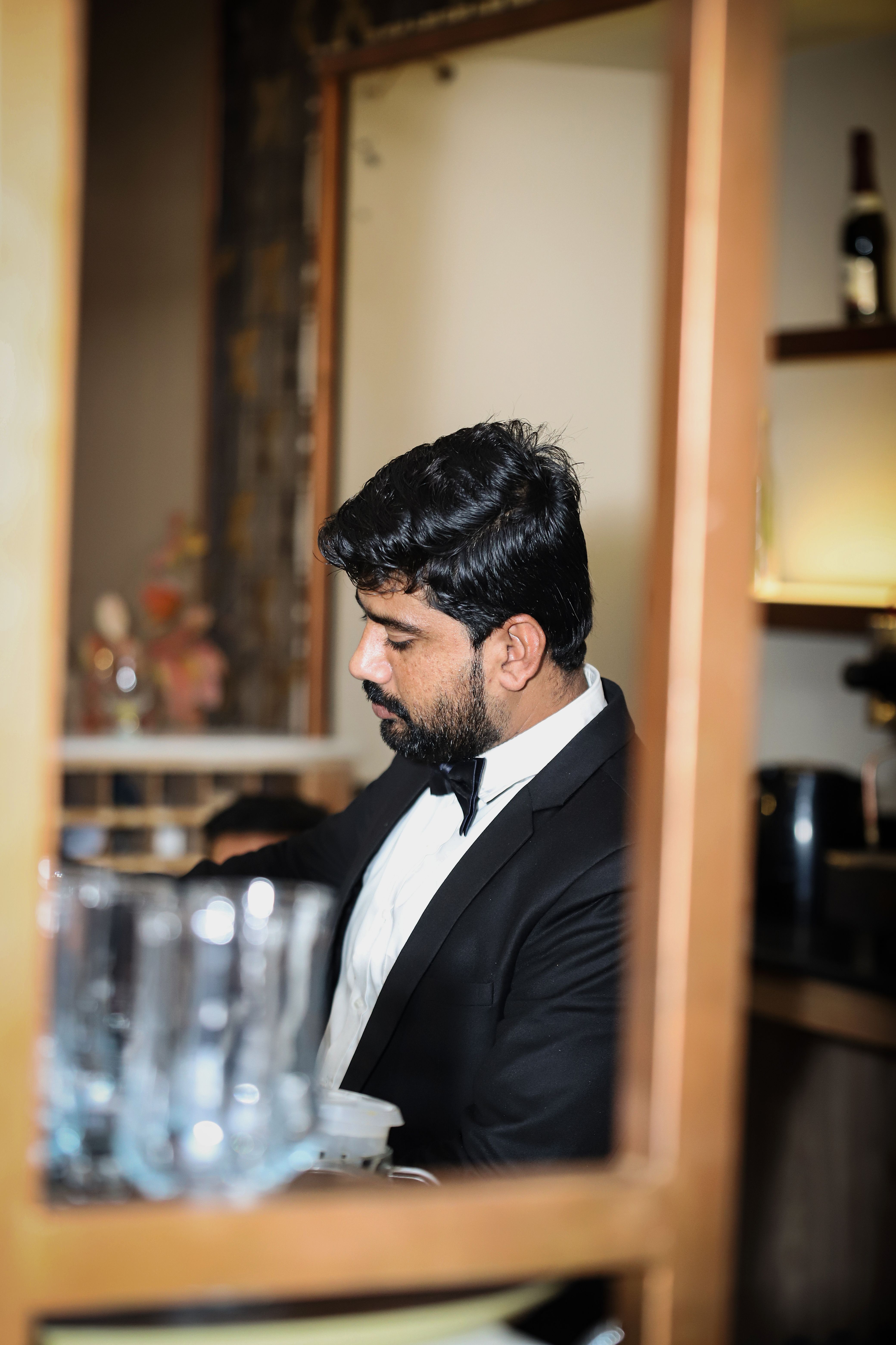 Face of Man in Suit · Free Stock Photo
