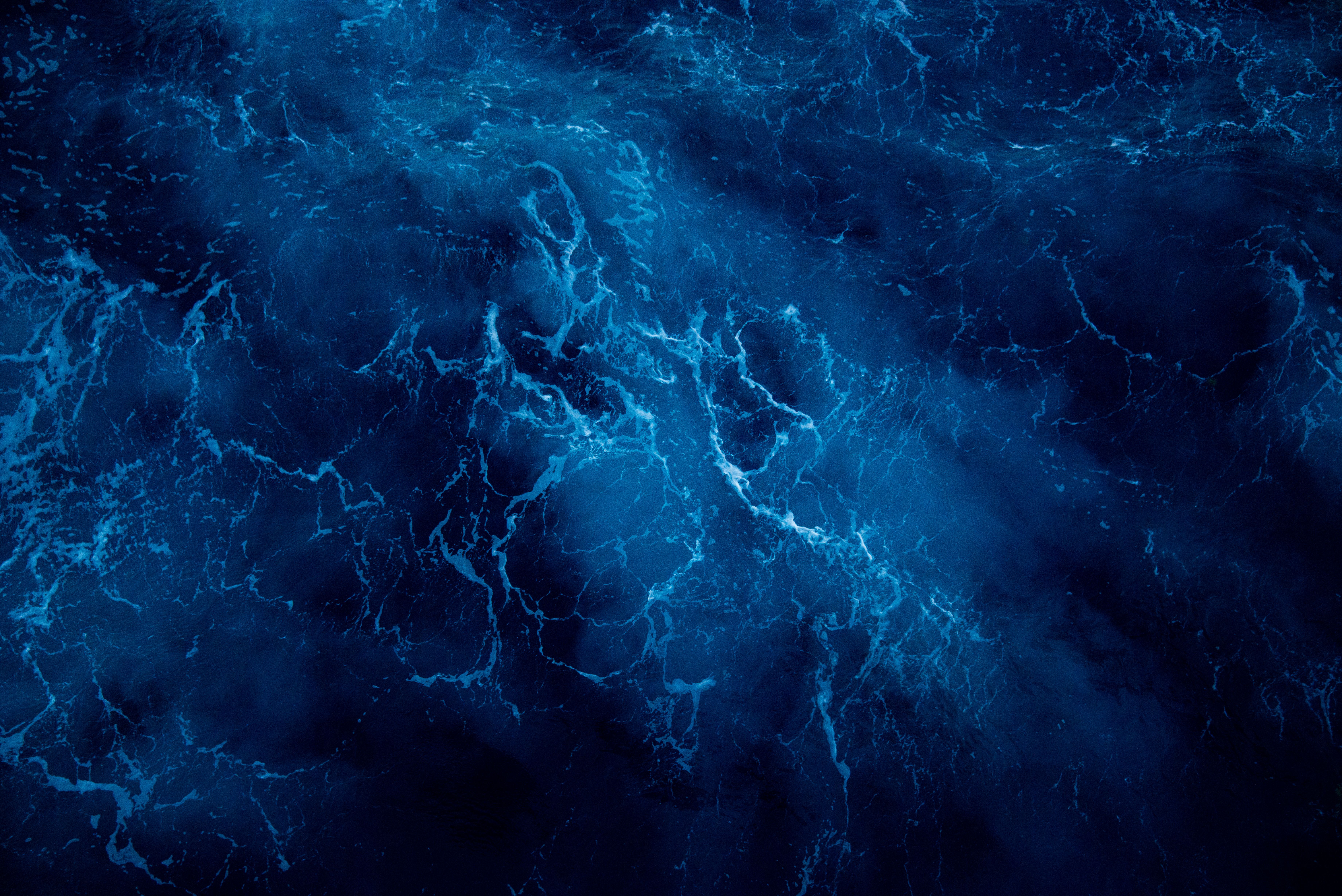 Aerial Shot of a Blue Ocean · Free Stock Photo