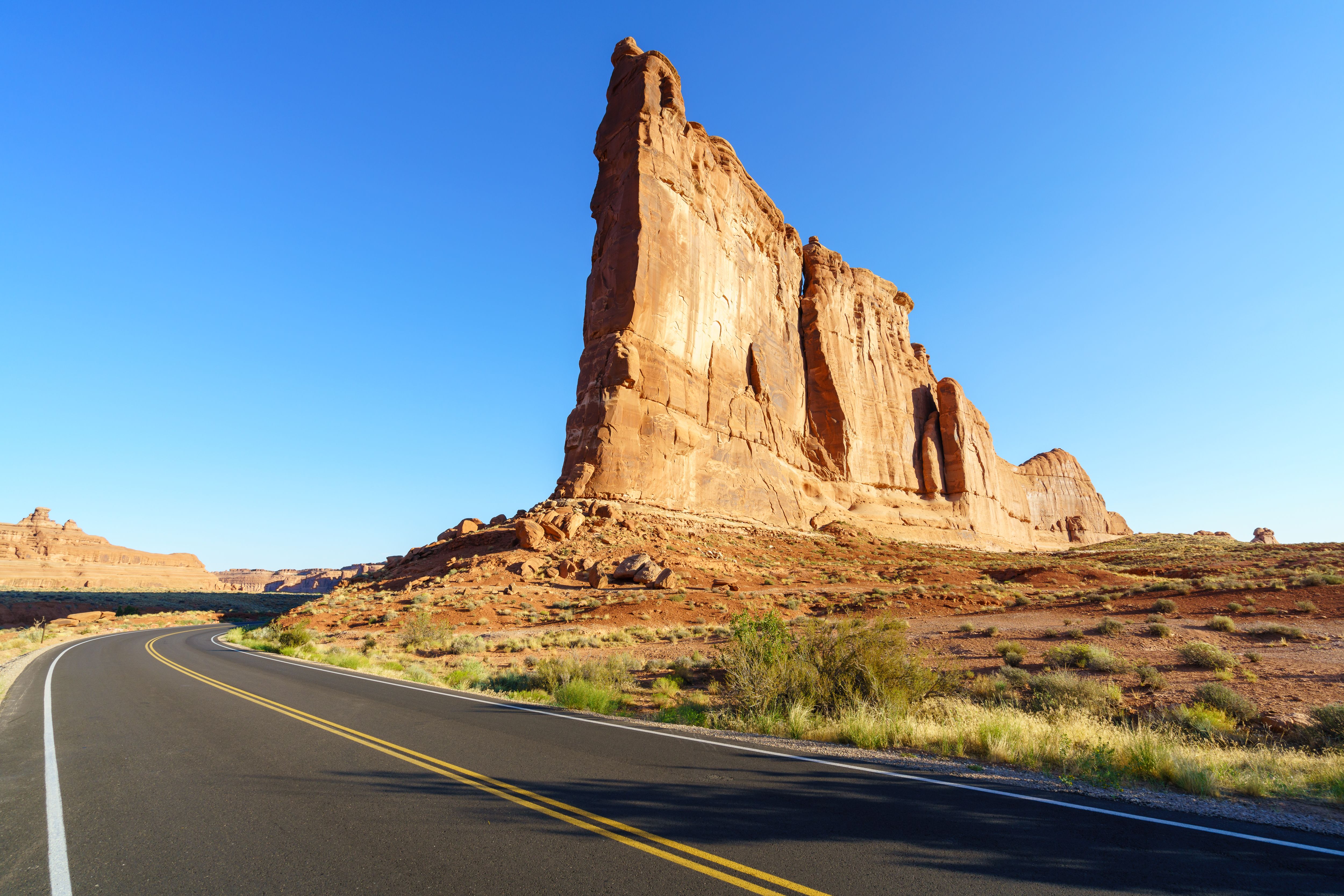 A desert landscape with rocks and dirt · Free Stock Photo
