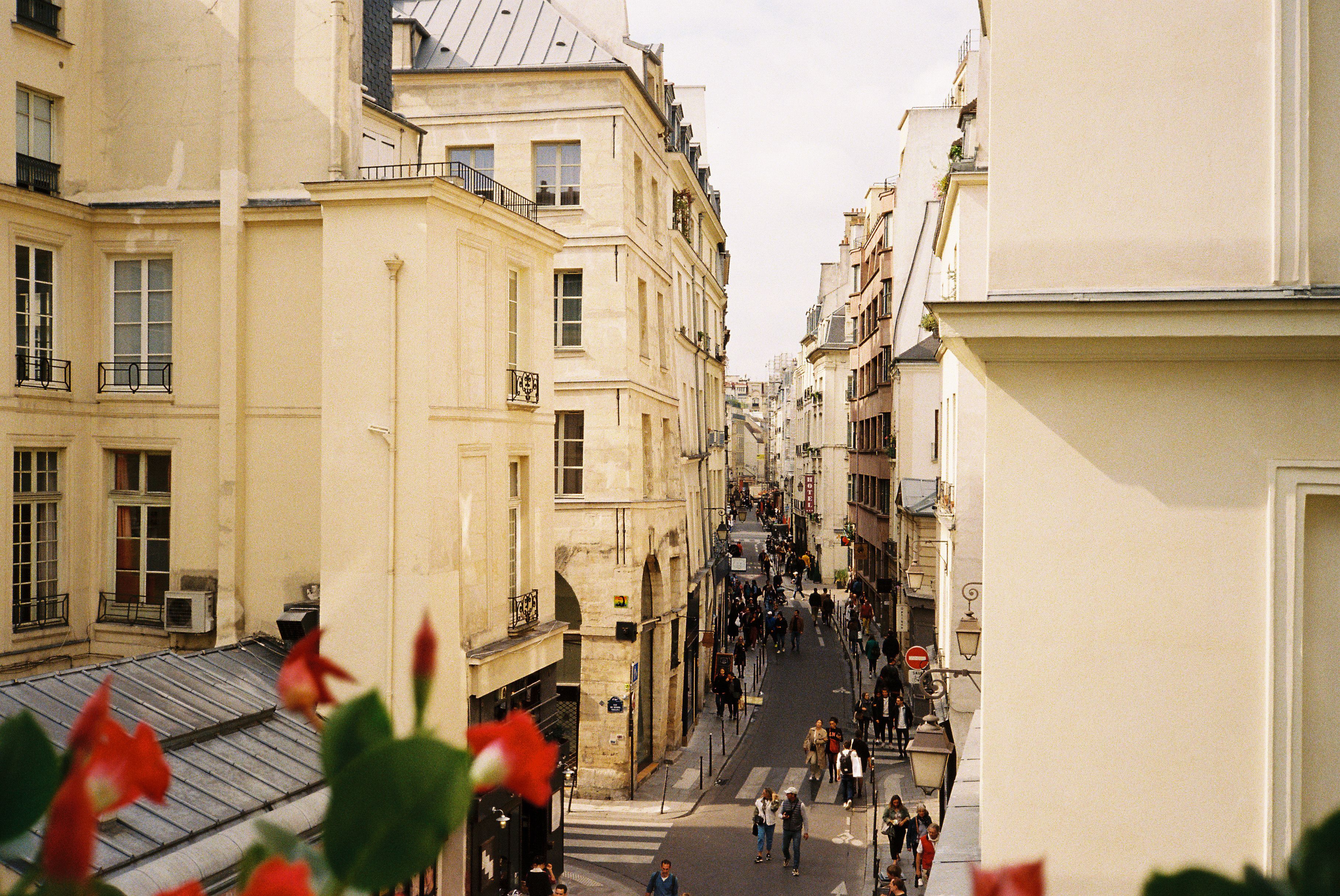 People Walking on Narrow Street in Town · Free Stock Photo