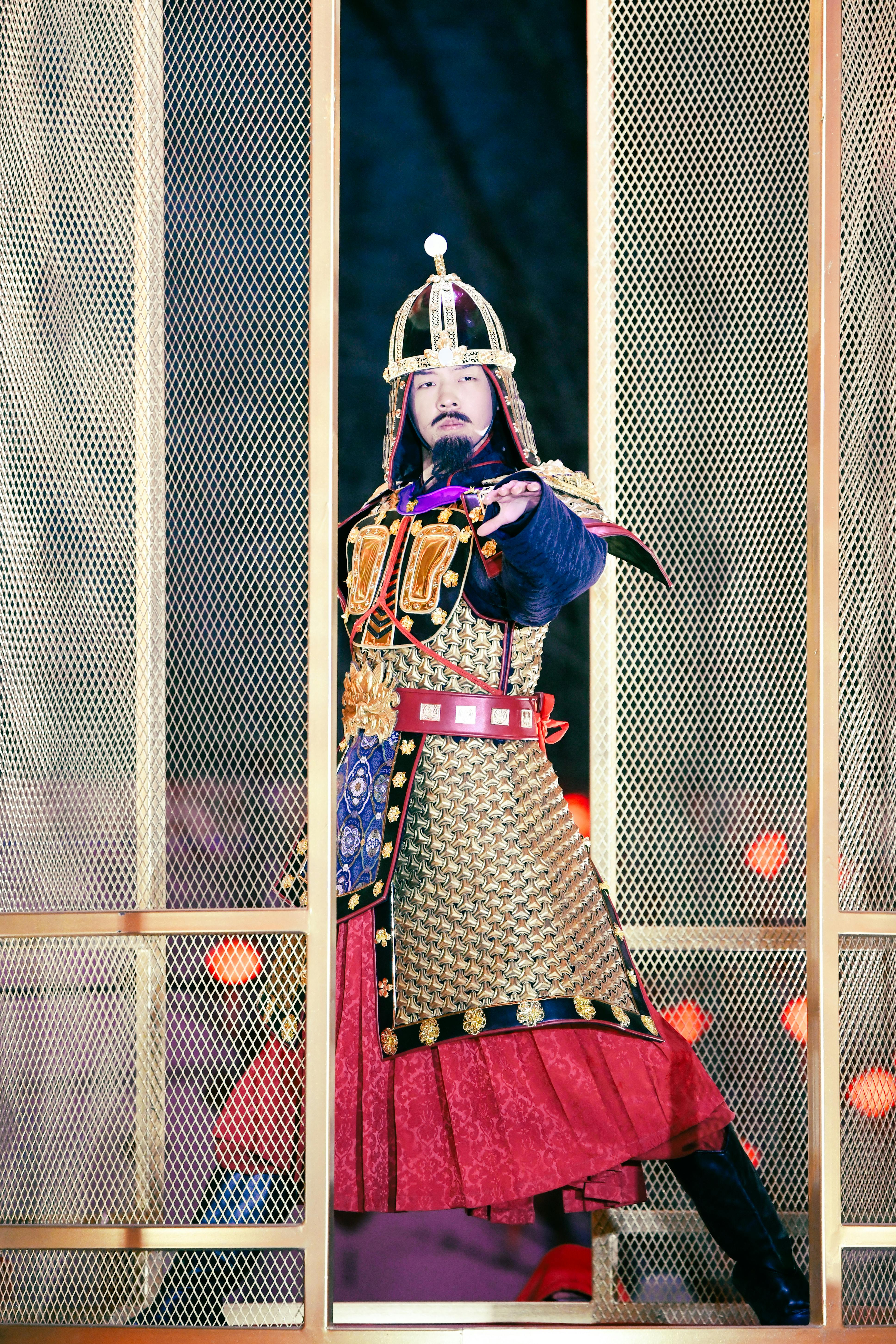 Man Posing in Medieval Armor · Free Stock Photo