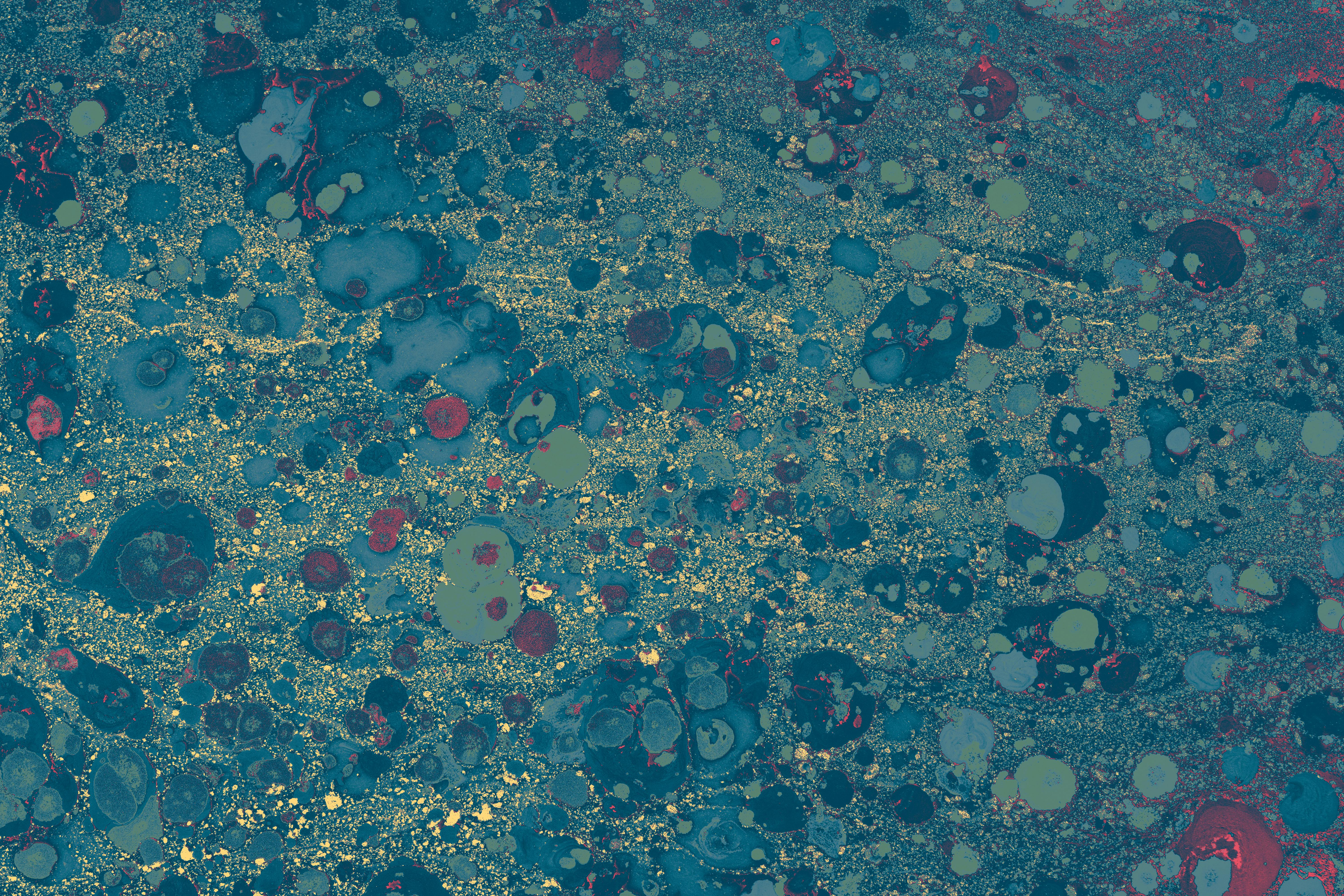 Close Up Shot of an Abstract Painting · Free Stock Photo