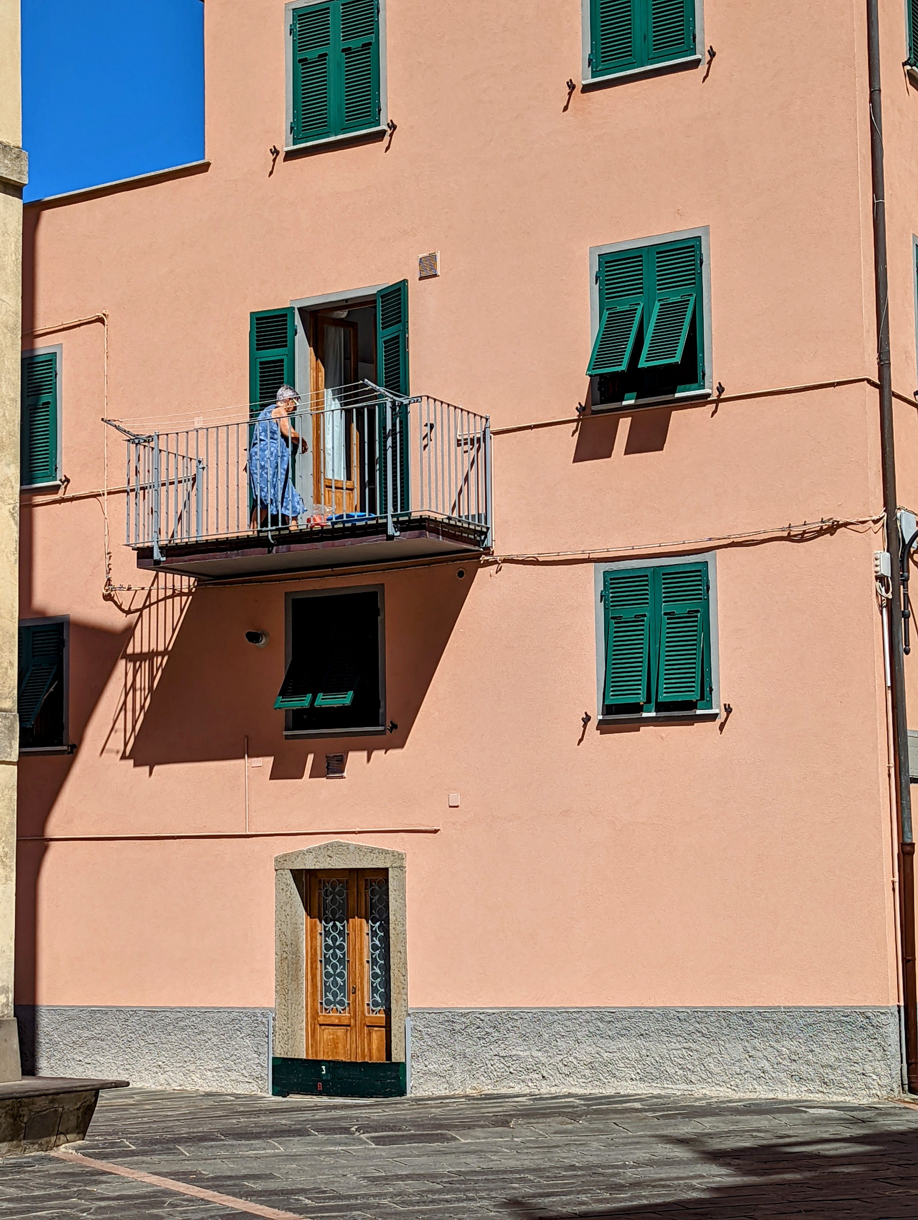 Facade of a Traditional Residential Building in a Town · Free Stock Photo