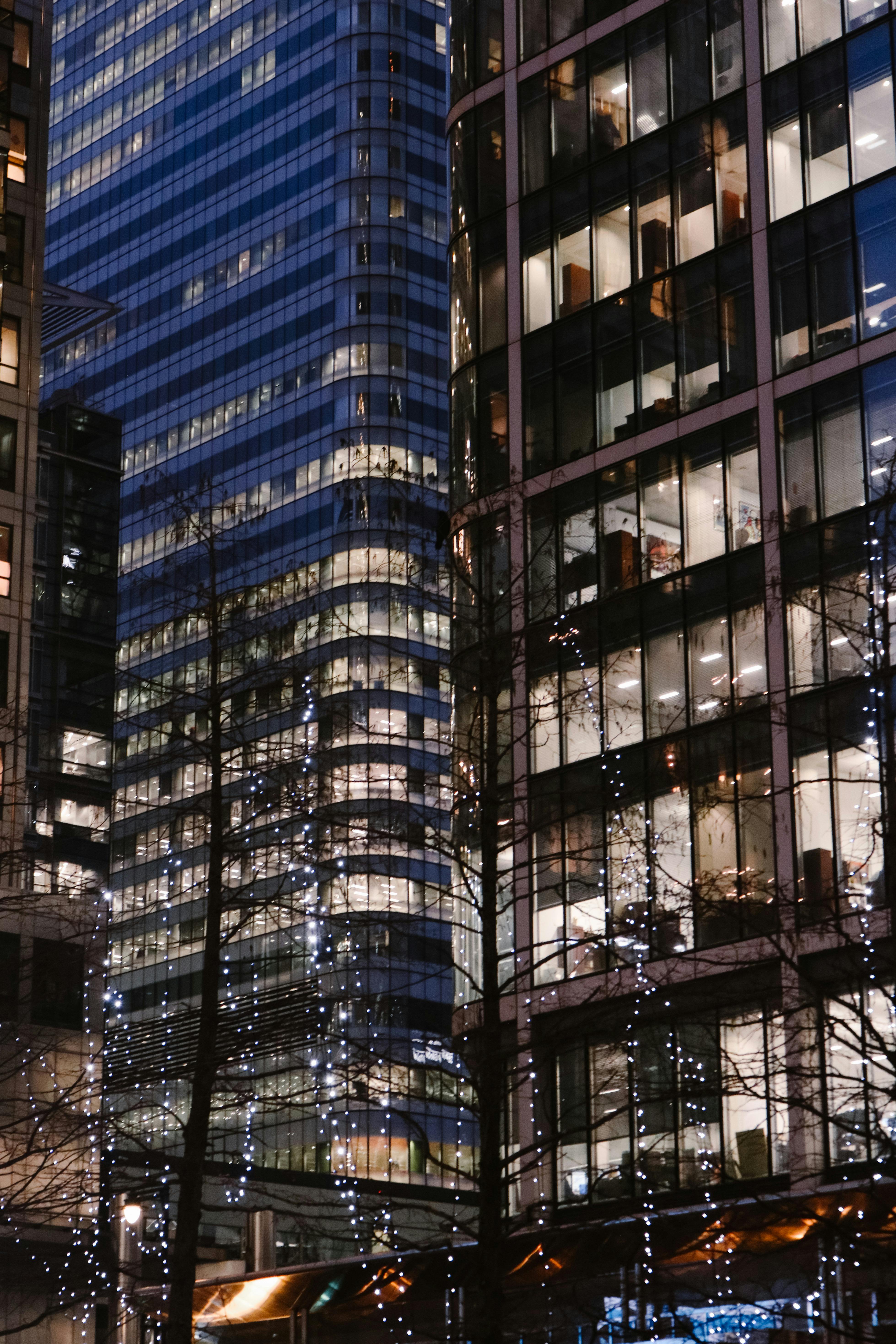Three White High Rise Buildings · Free Stock Photo