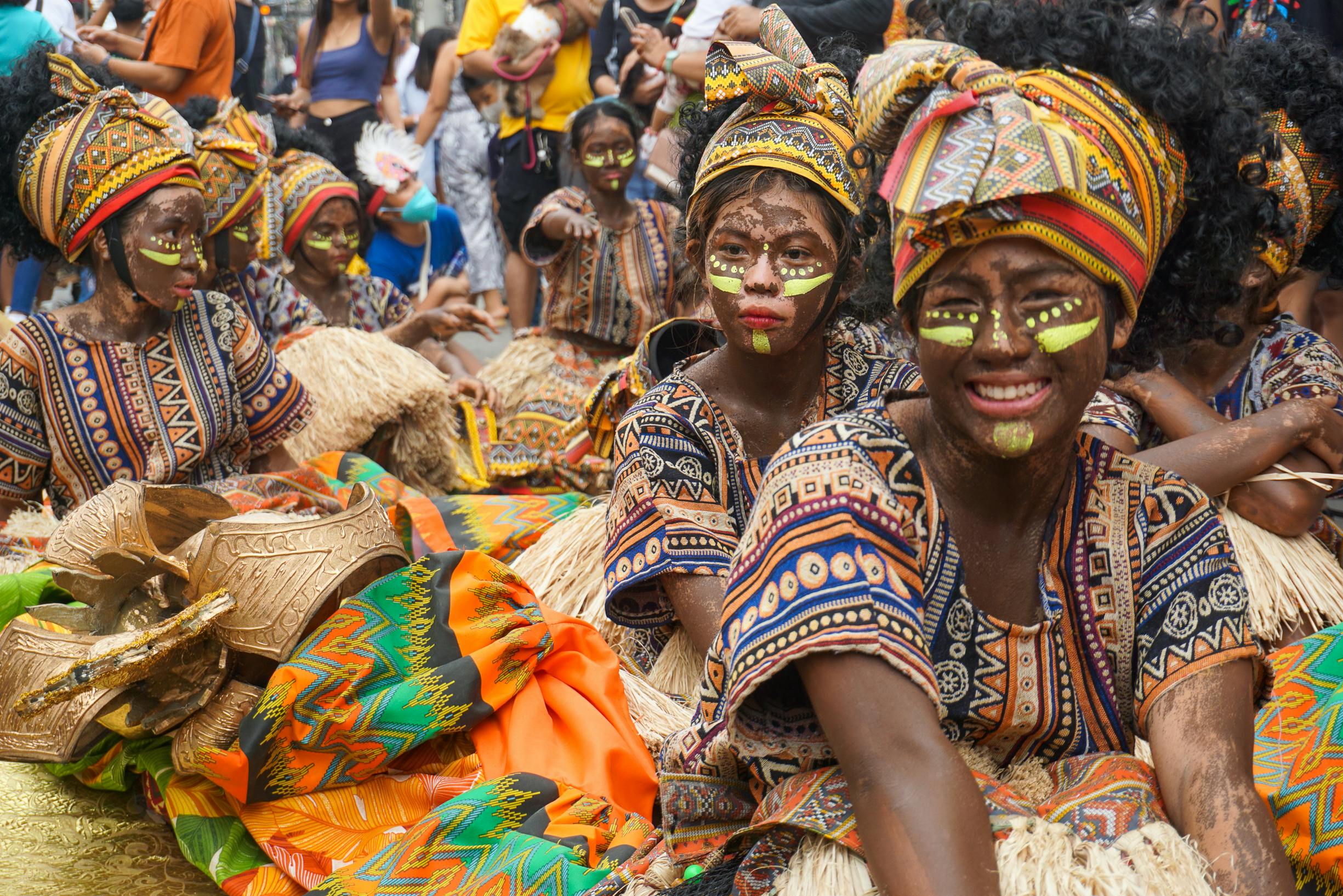 Women in Costumes during Dinagyang Festival · Free Stock Photo