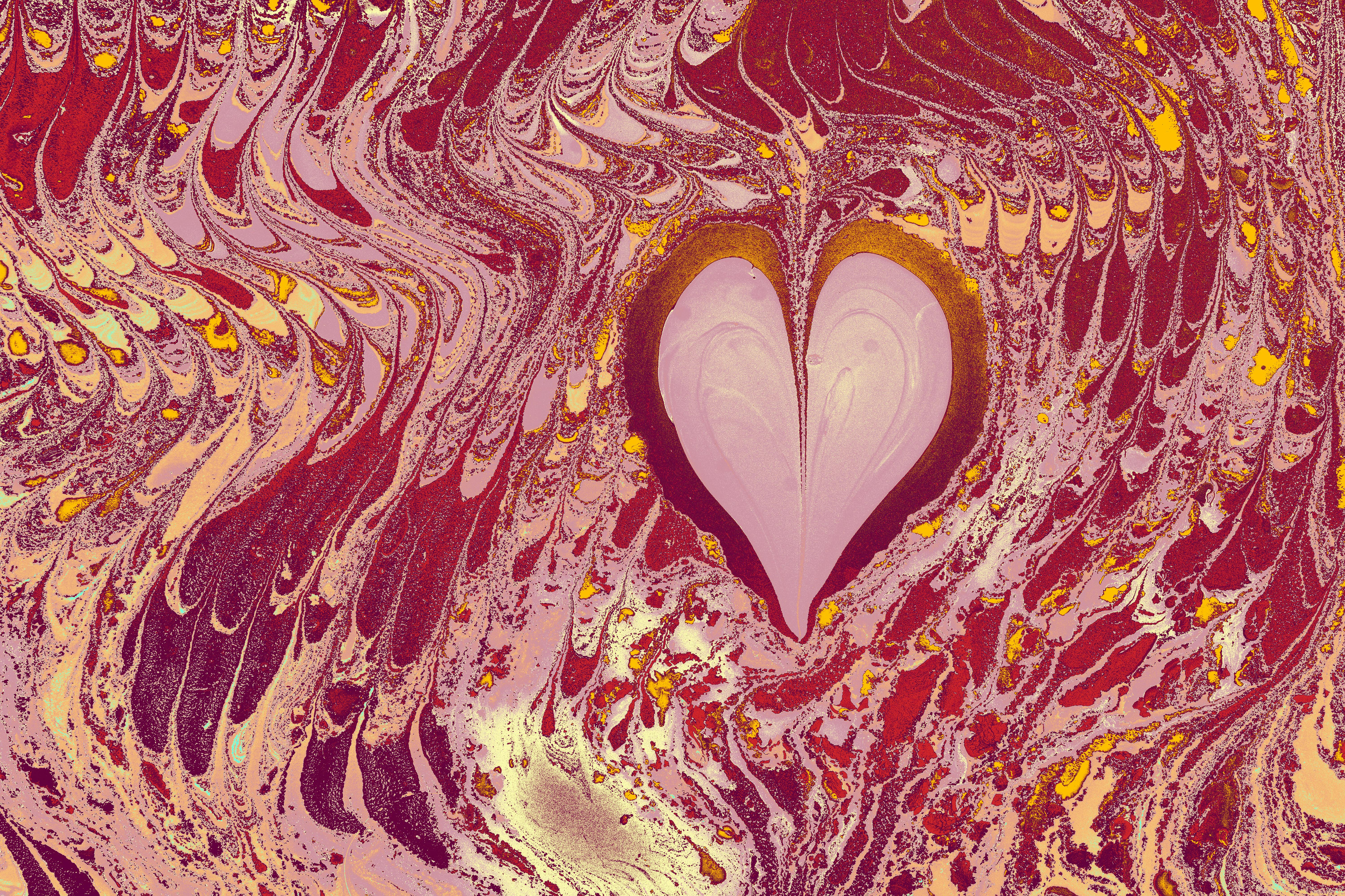 Abstract Art with Heart Shape · Free Stock Photo