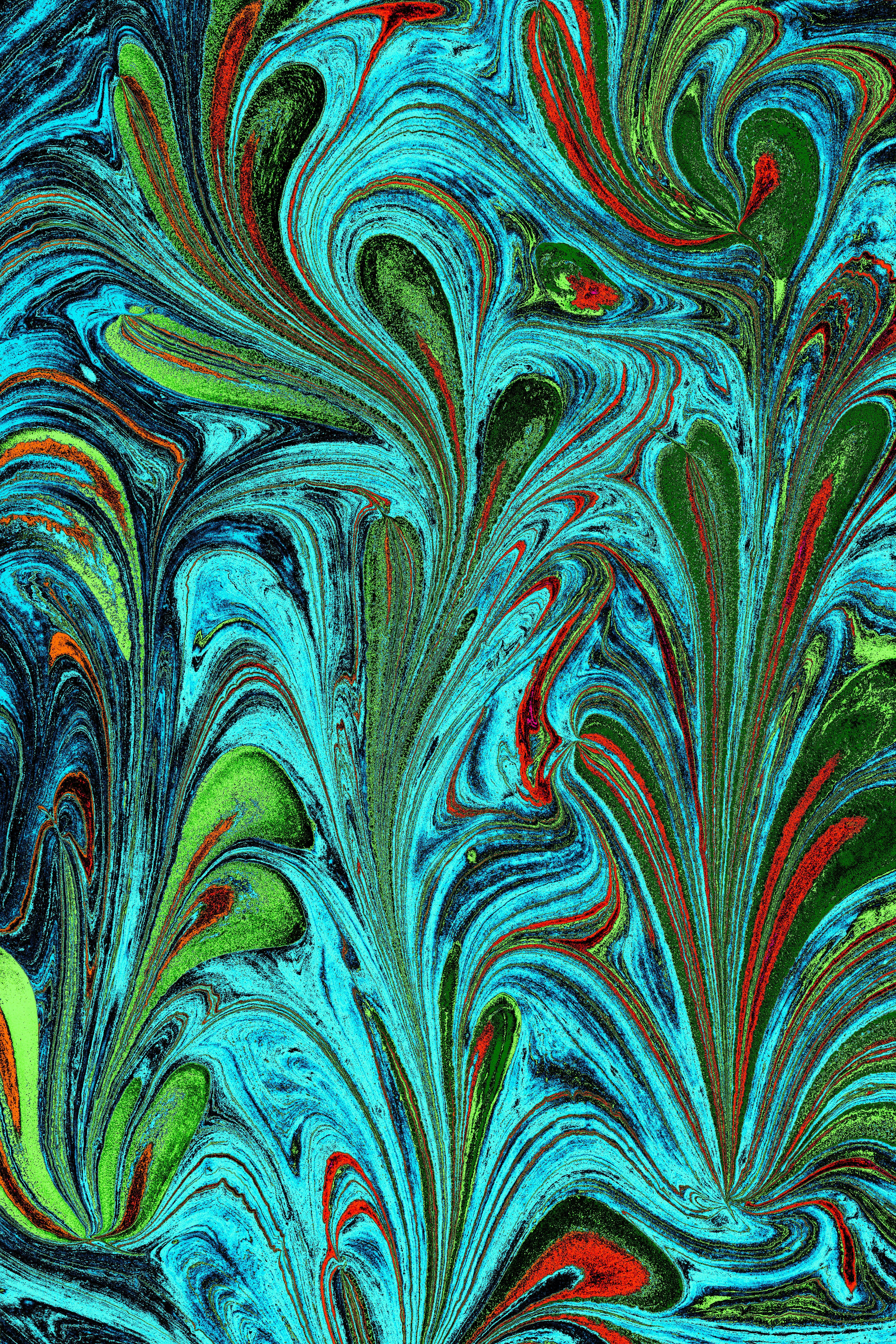 Abstract Polaroid Photo in Shades of Blue · Free Stock Photo