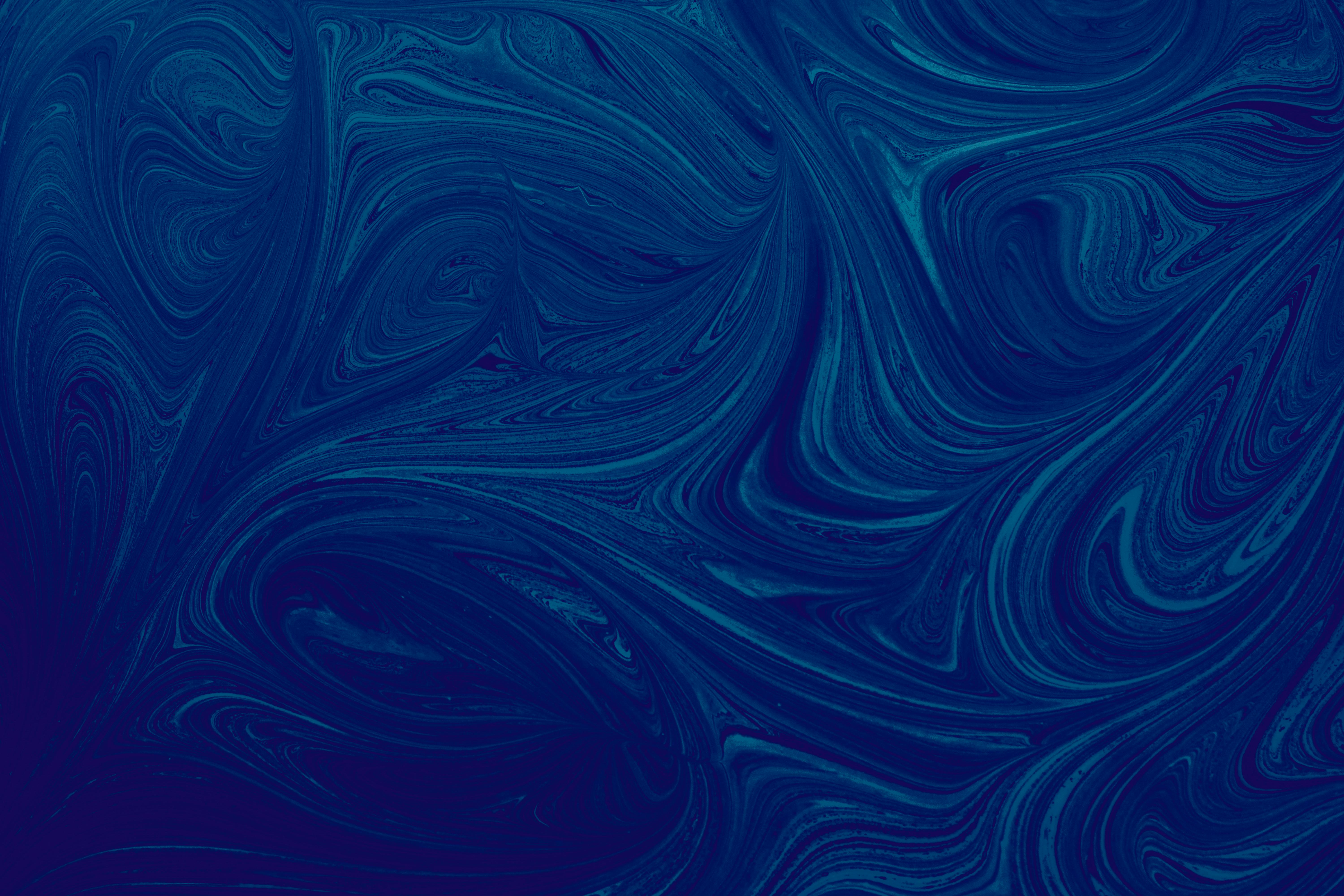 Blue Monochromatic Marbled Painting · Free Stock Photo