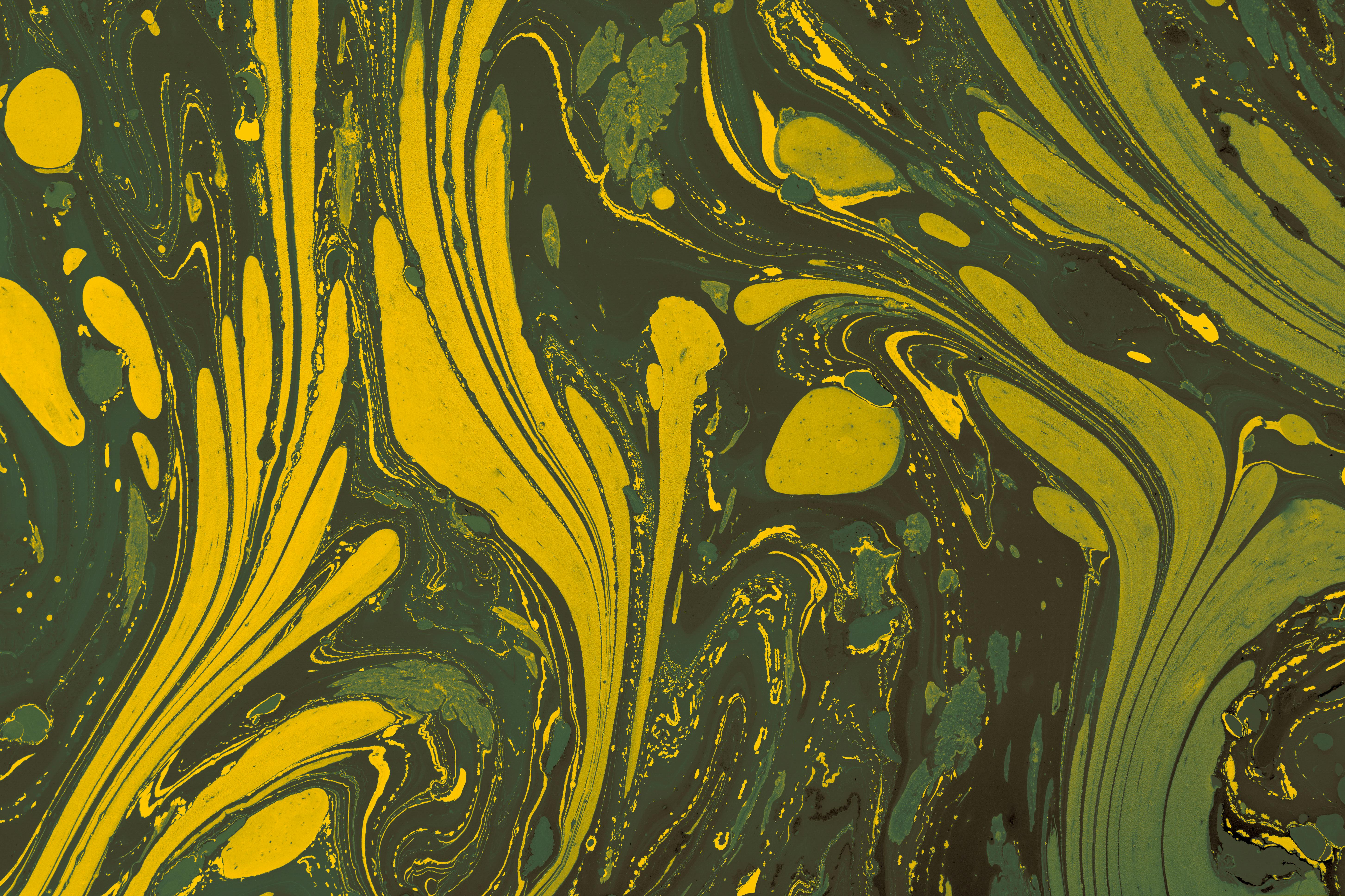 Yellow adn Green Abstract Pattern · Free Stock Photo