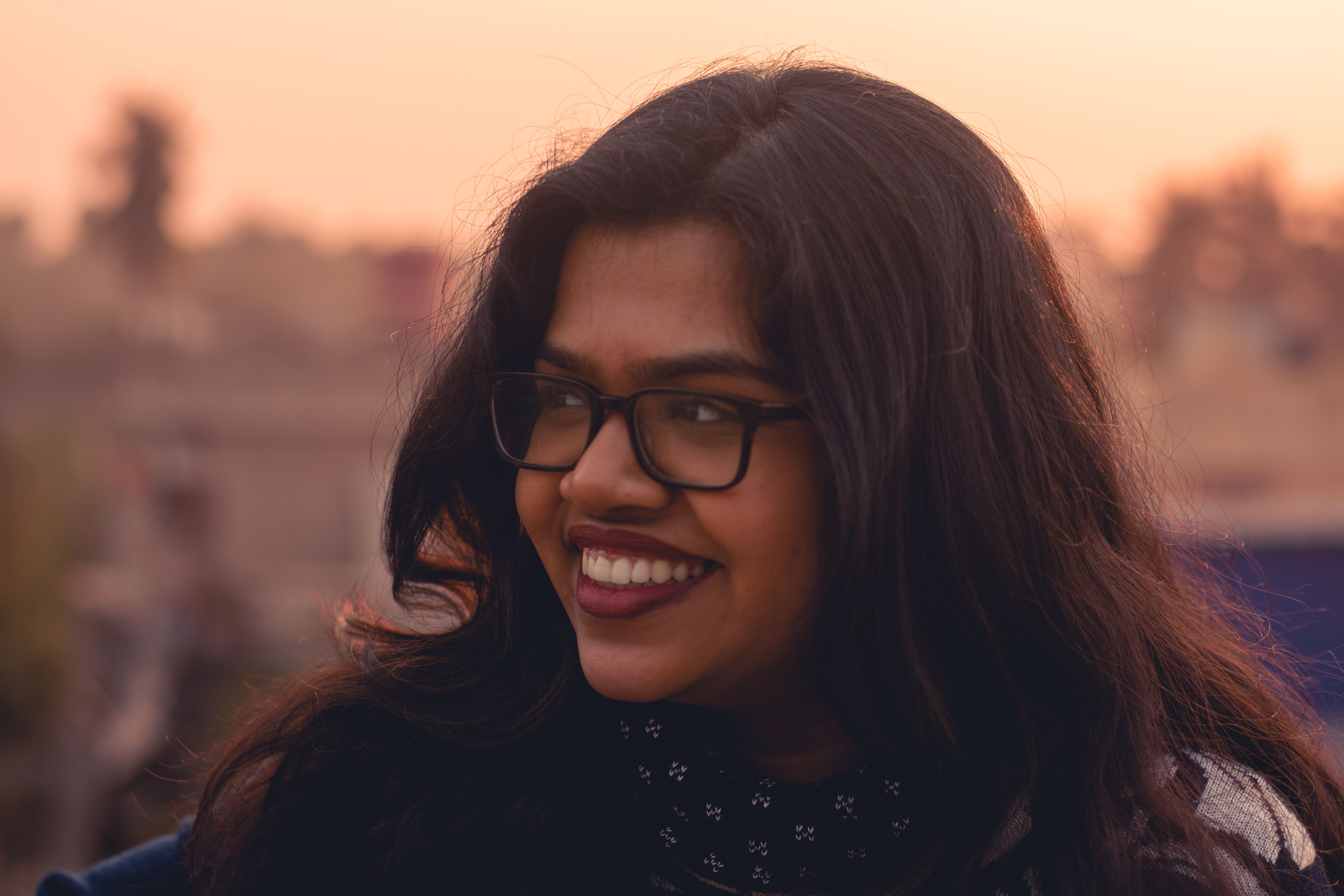 Portrait of a Woman Smiling · Free Stock Photo