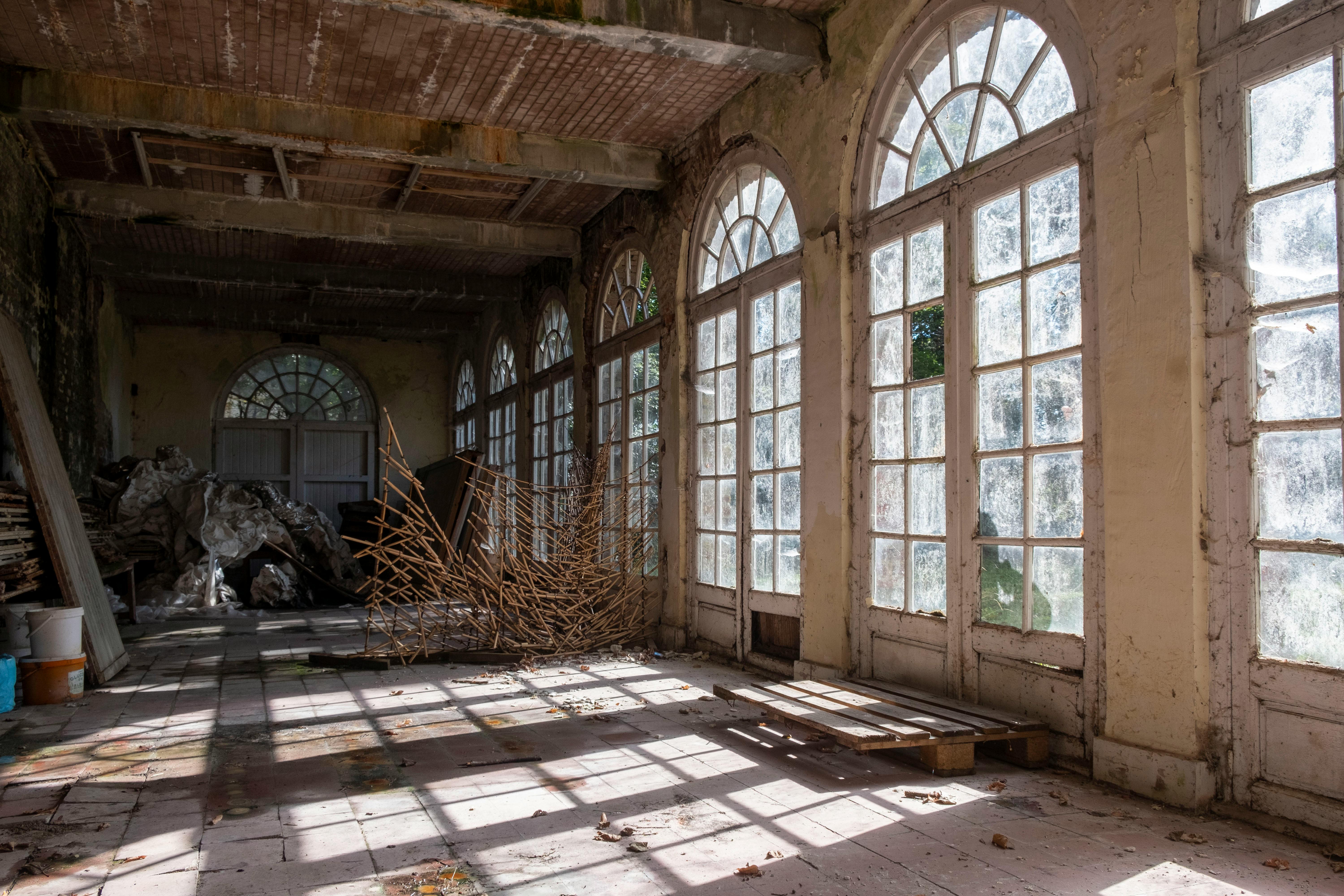 Wrecked Home Furnitures Interior · Free Stock Photo