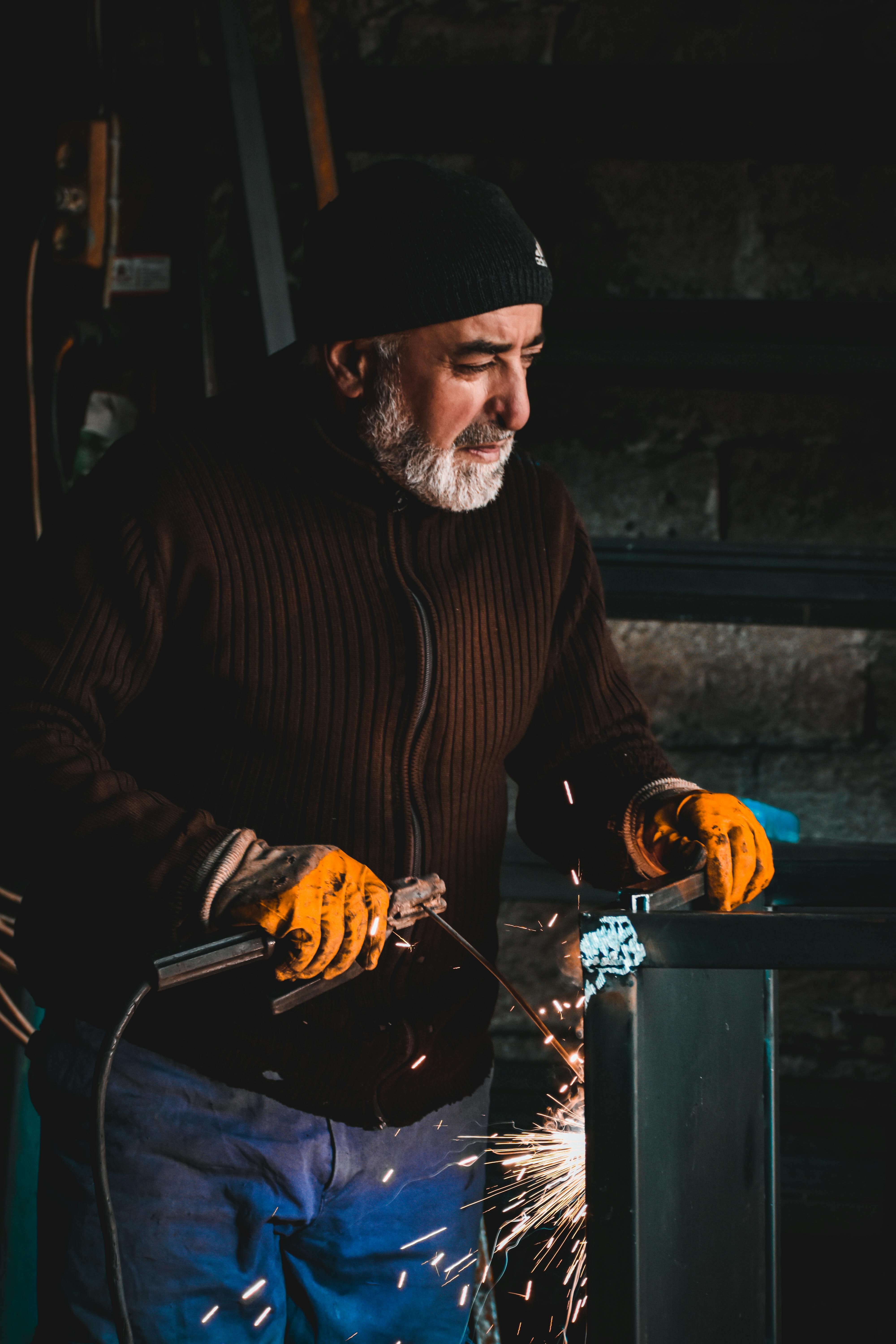 Man Standing and Grinding · Free Stock Photo