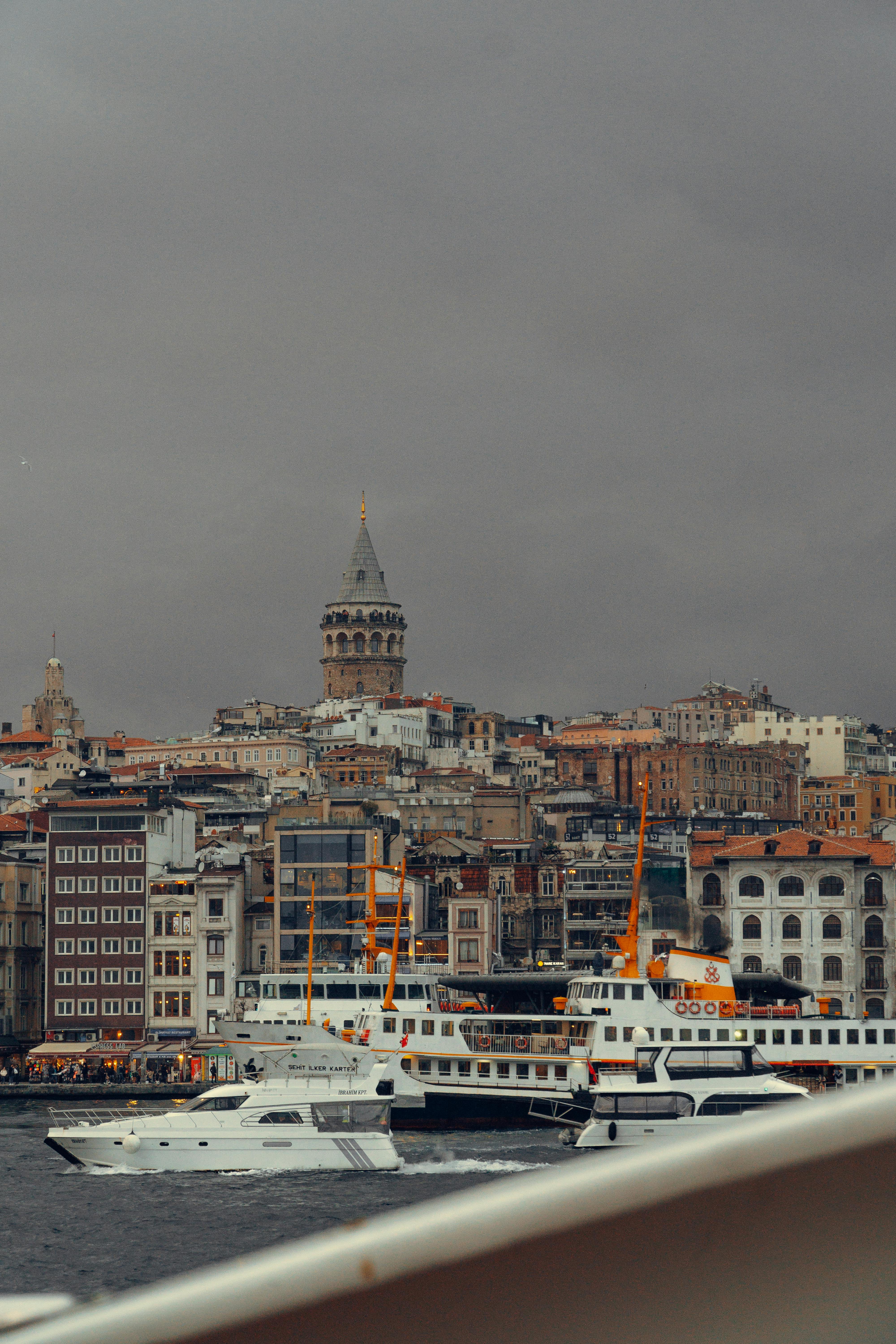 Clouds over Istanbul and Galata Tower · Free Stock Photo