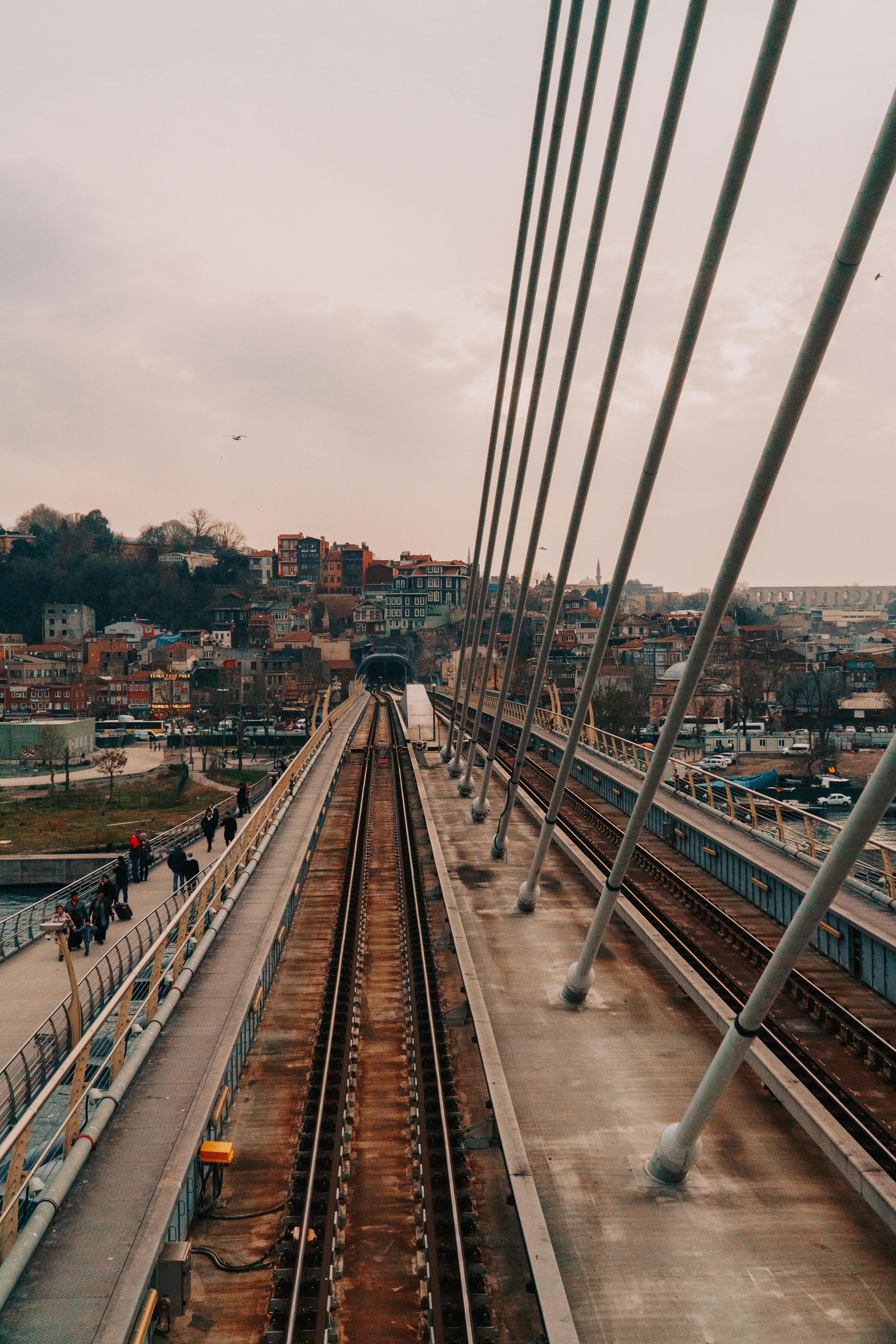 Halic Bridge under Clouds · Free Stock Photo
