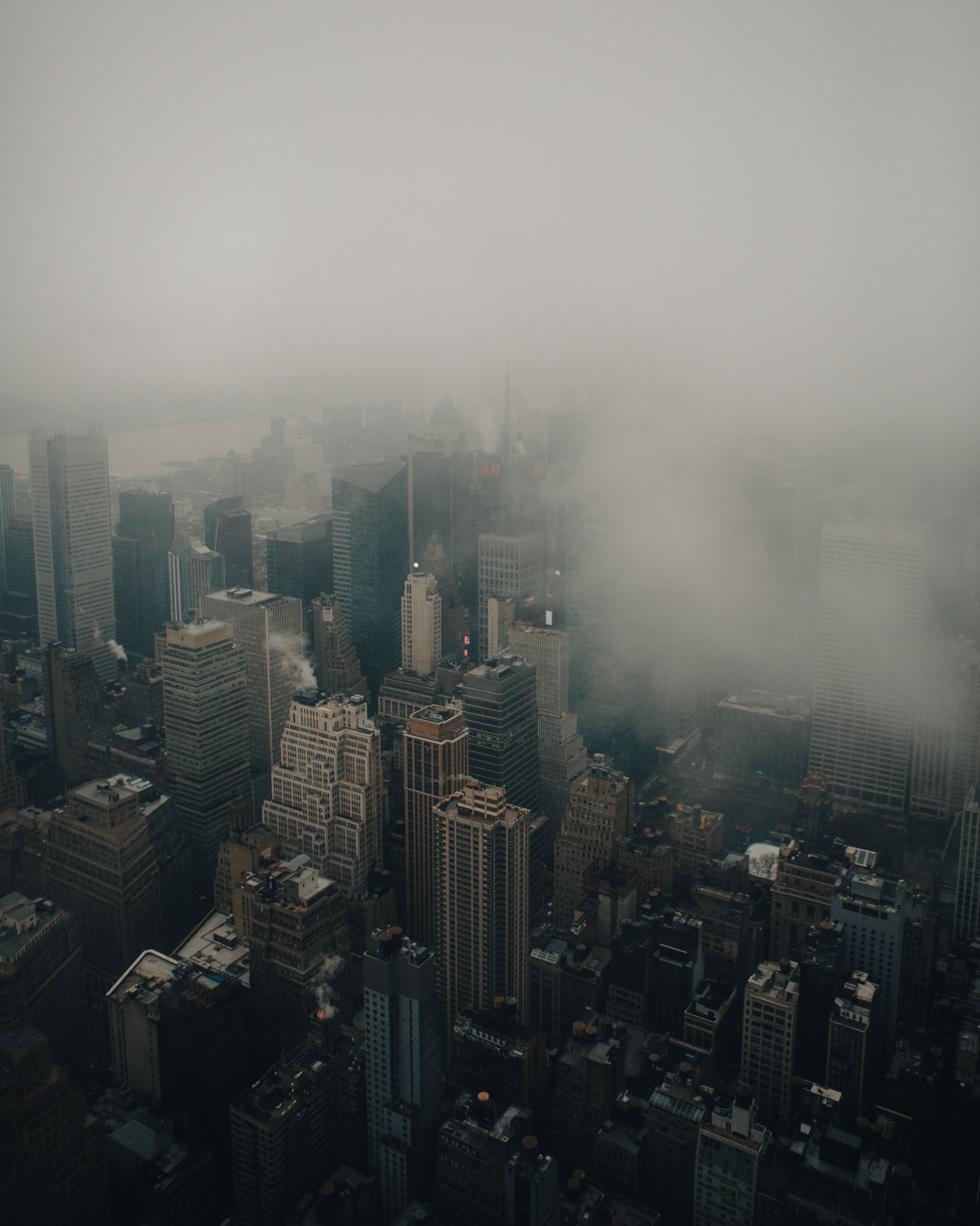 Fog Above a City · Free Stock Photo