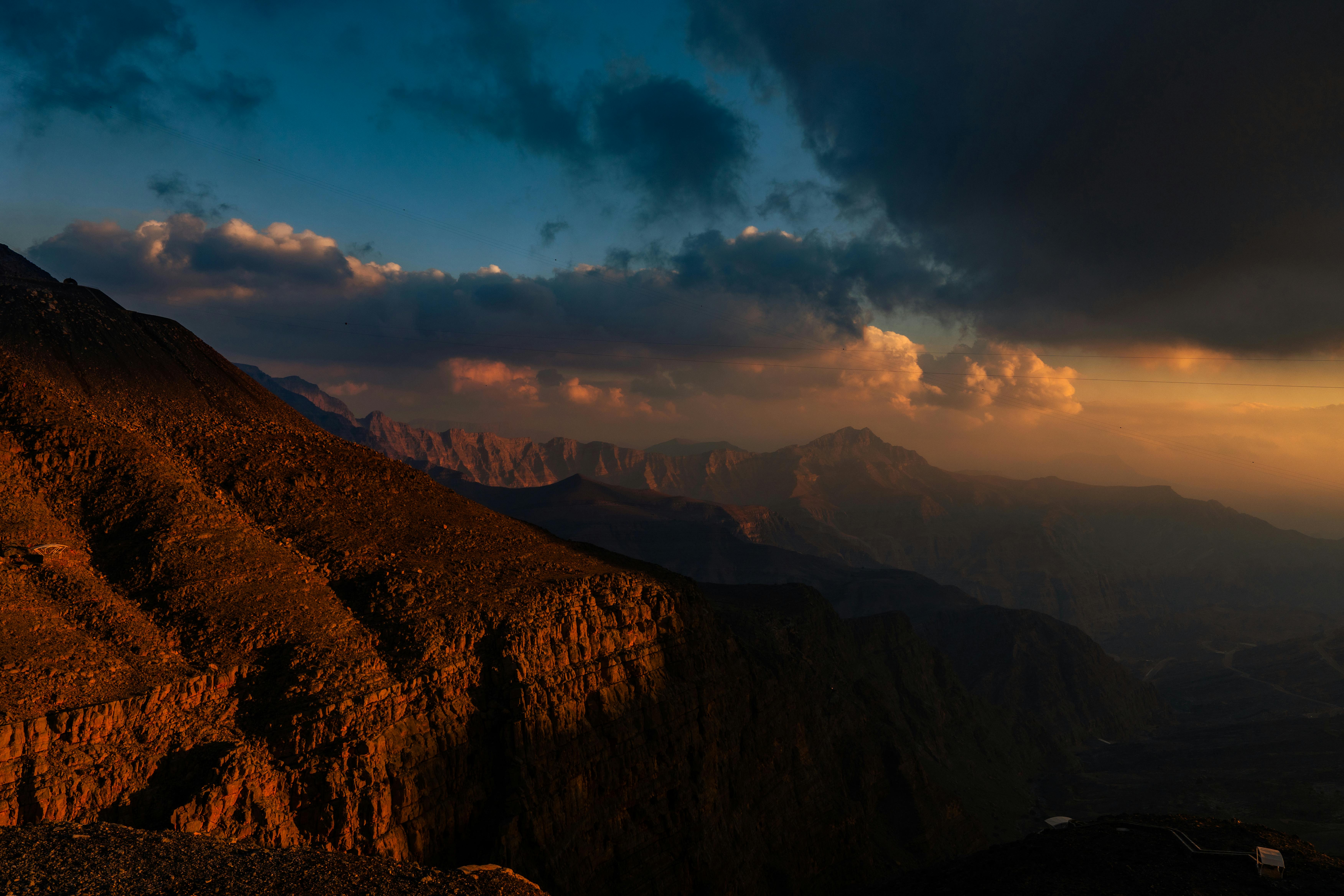 Cloud over Mountains Peaks · Free Stock Photo
